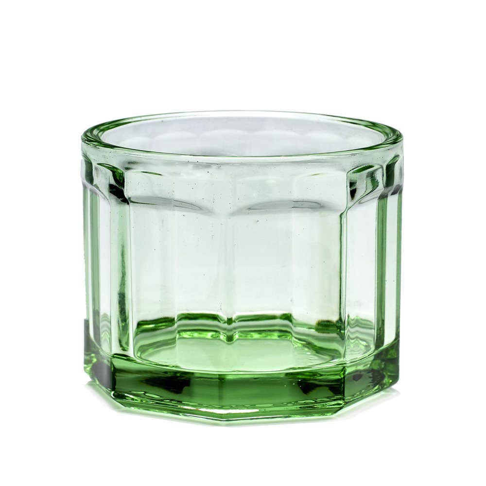 Serax Fish & Fish Whisky Glasses, Green, One Size