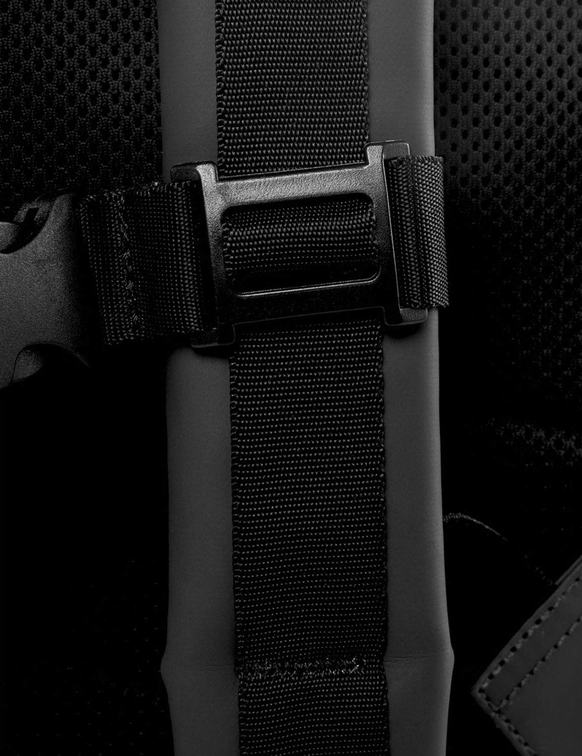 Rains Roll Top Rucksack Black One Size