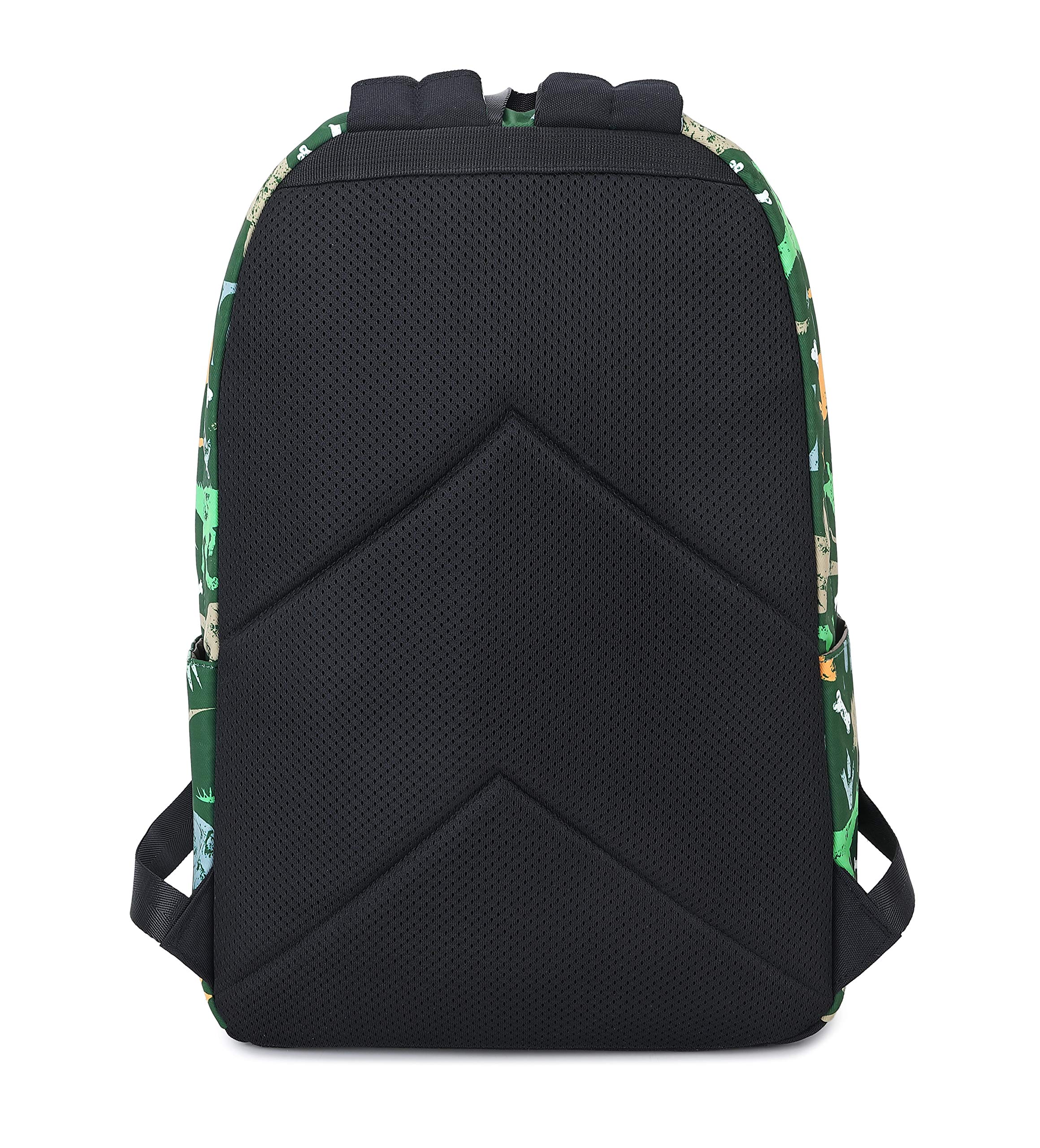 Acmebon Cute Dinosaur Children School Backpack for Boy and Girl Green