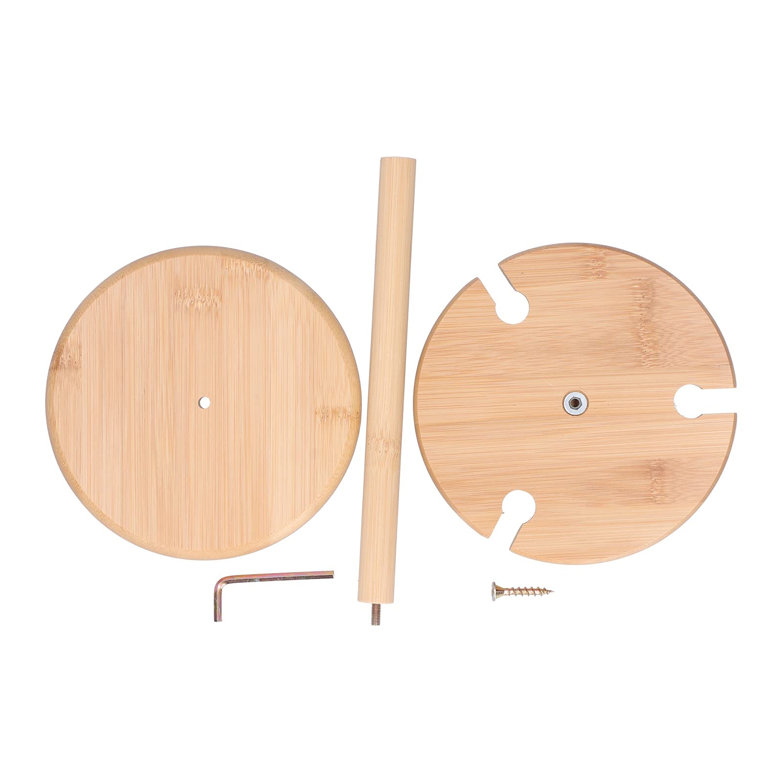 NALLELY Wine Glass Cup Holder,Wine Glass Hanger,Bamboo Wood Goblet Wine Glass Hanging Drain Rack,Installation Size: 25 * 15.5 * 15.5cm,for Home Kitchen Dining Room,Home Decoration