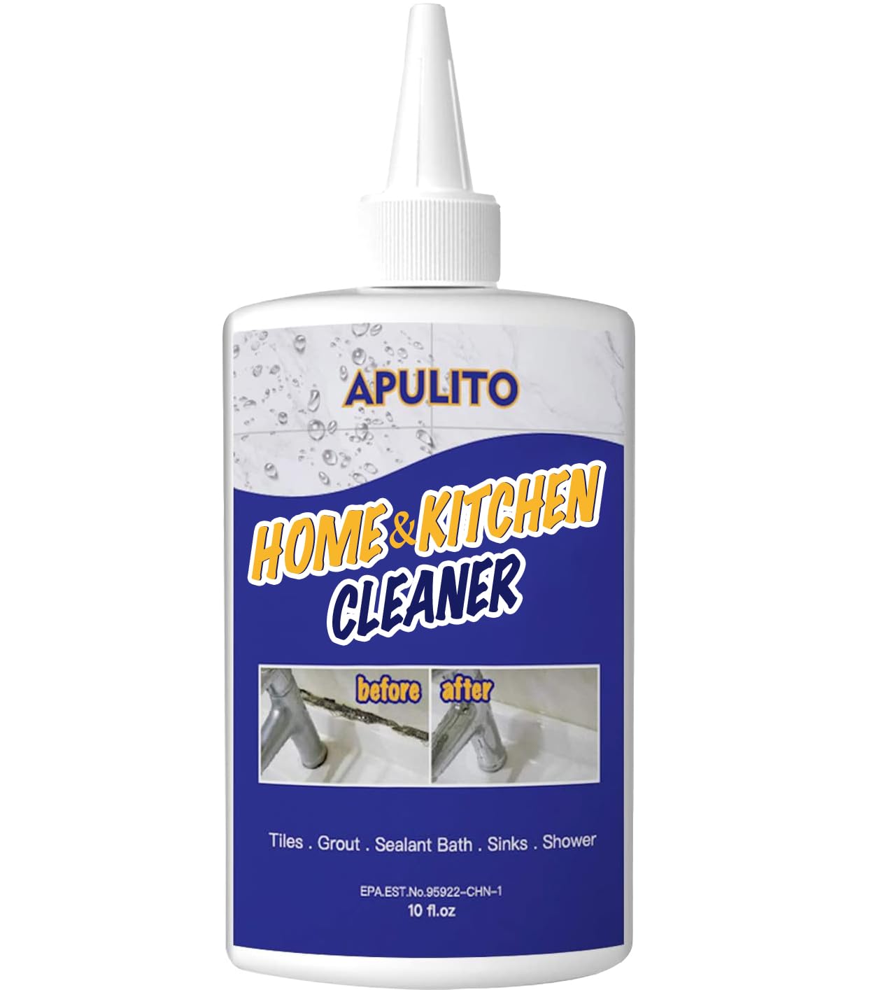 APULITO Home Mold Stain Cleaning Gel Mildew Cleaner Gel for Bathroom Kitchen Household