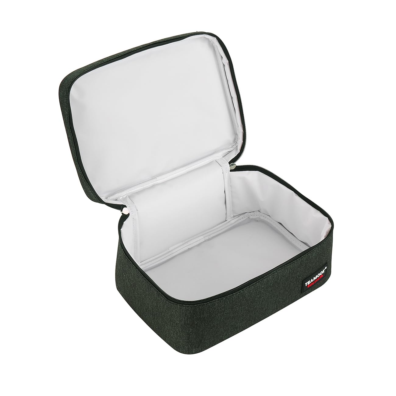 TEAMOOK Small Lunch Bag Mini Lunch Box Insulated Portable for Adults Men Women Work with Handle Black