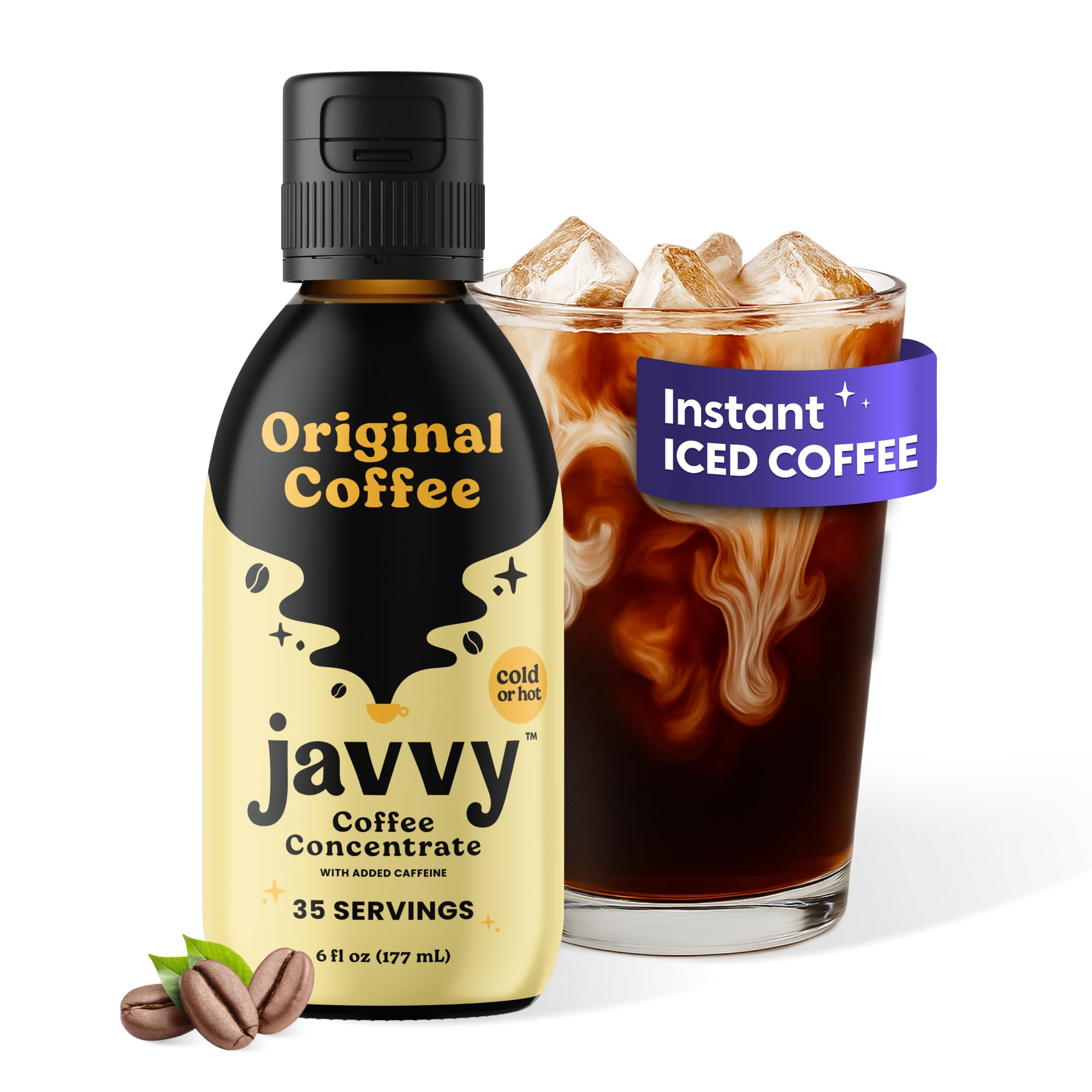 Javy Coffee 30X Cold Brew Coffee Concentrate, Perfect for Instant Iced Coffee, Cold Brewed Coffee and Hot Coffee