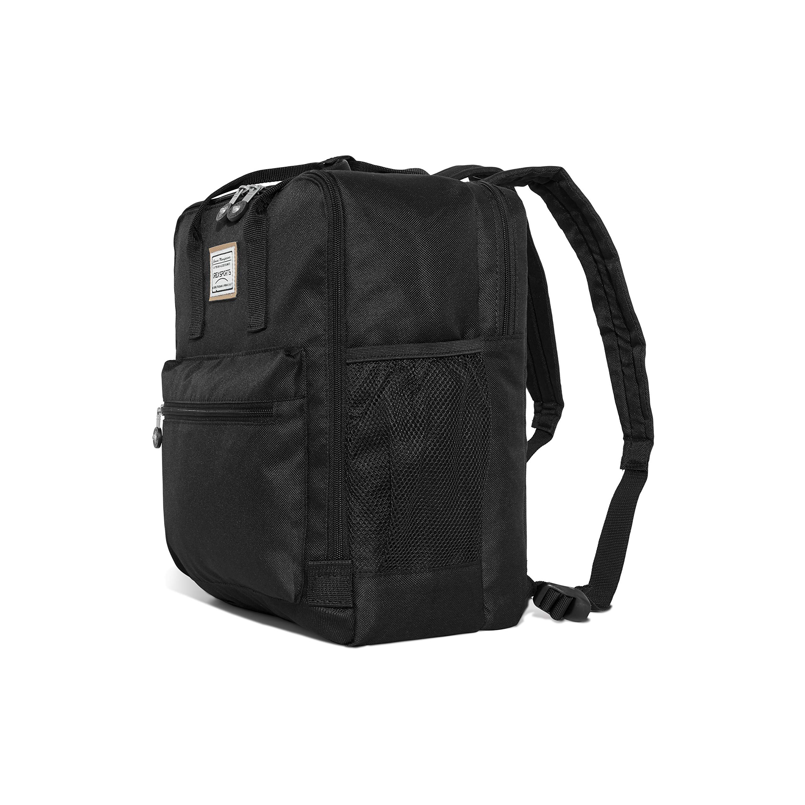 School Laptop Backpack for Teen Girls and Boys, Bookbag With 14 -inch Laptop Compartment for College Students (Black1)