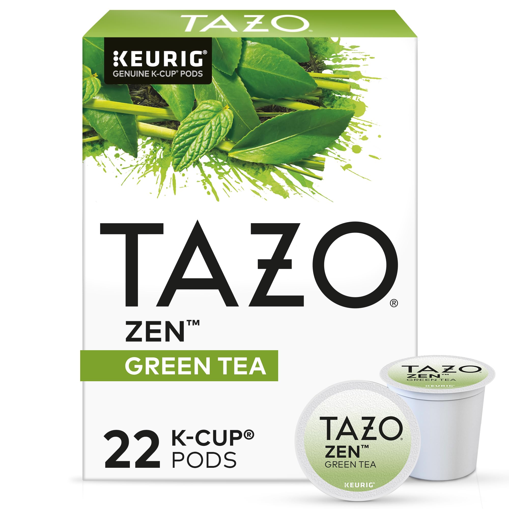 TAZO Tea K-Cups, Green Tea Zen, 22 Pods