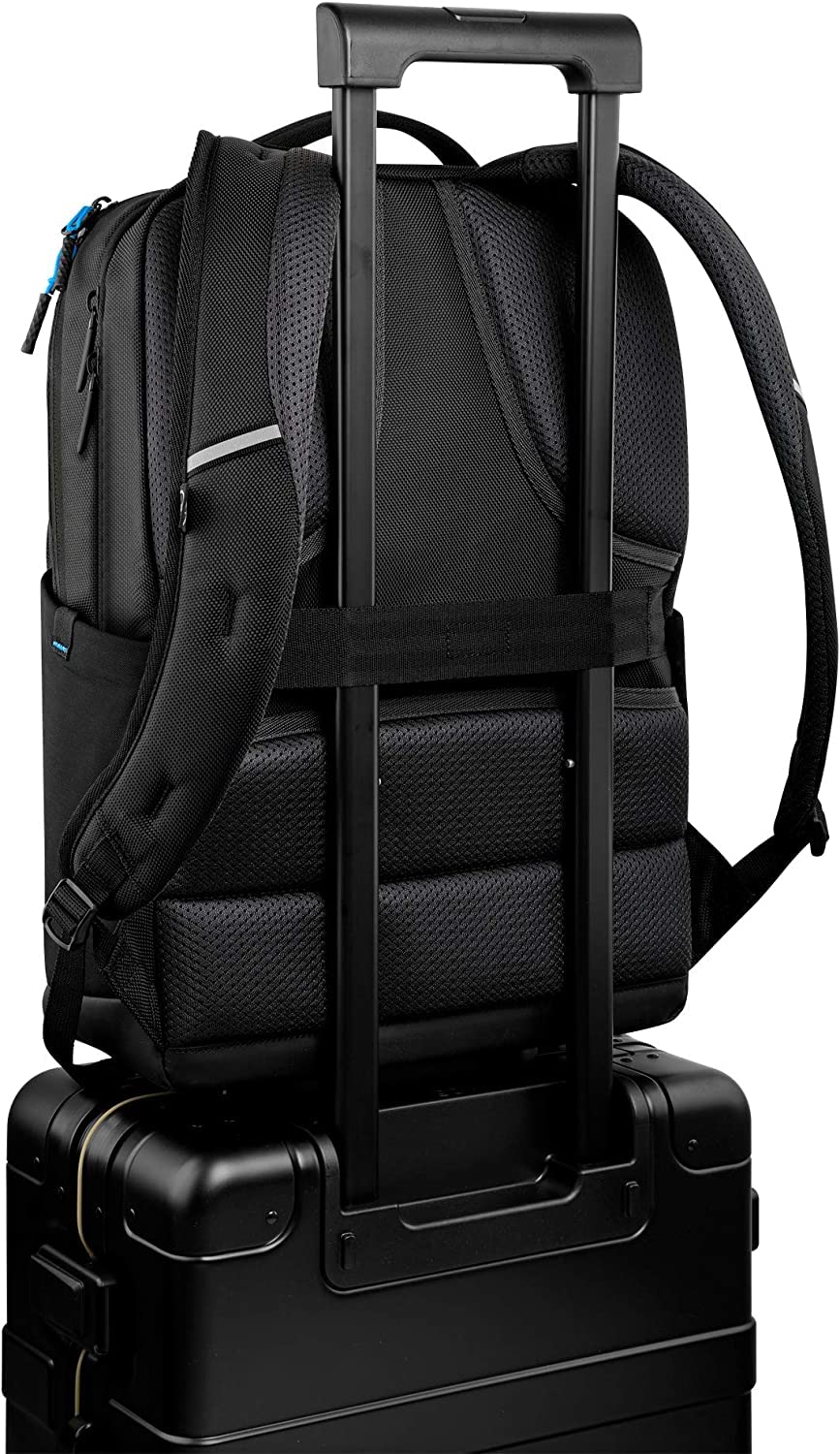 HBB FOR DELL Genuine PRO BACKPACK 15 For DELL, Black, 17.1 x 6.3 x 12.2 inches