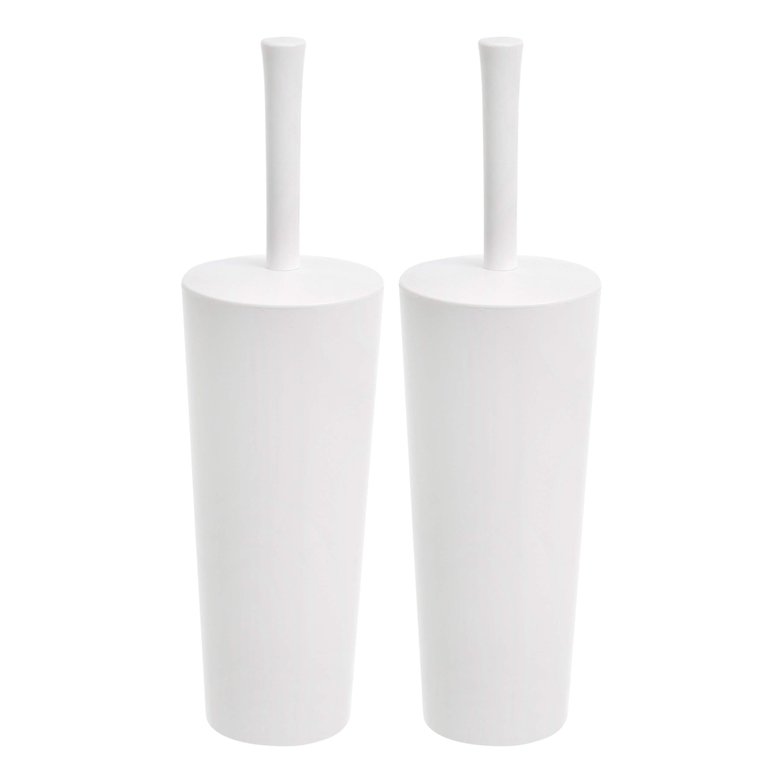 AmazonCommercial Toilet Brush and Holder Set - 2-pack