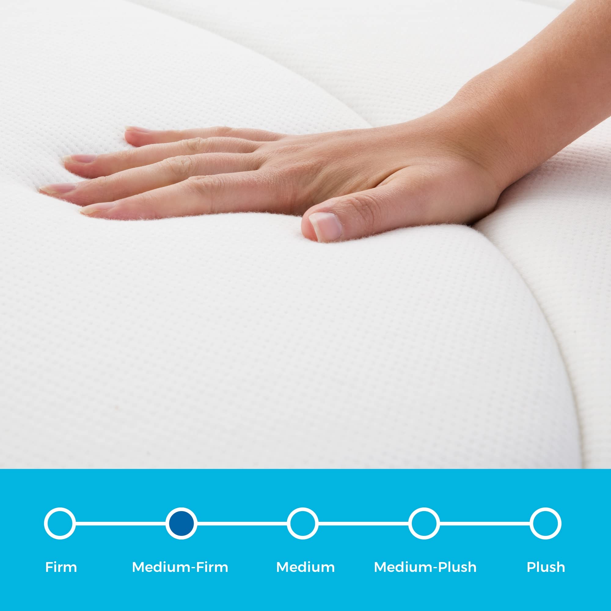 LINENSPA 8 Inch Memory Foam and Innerspring Hybrid Mattress – Twin Mattress – Bed in a Box – Medium Firm Mattress