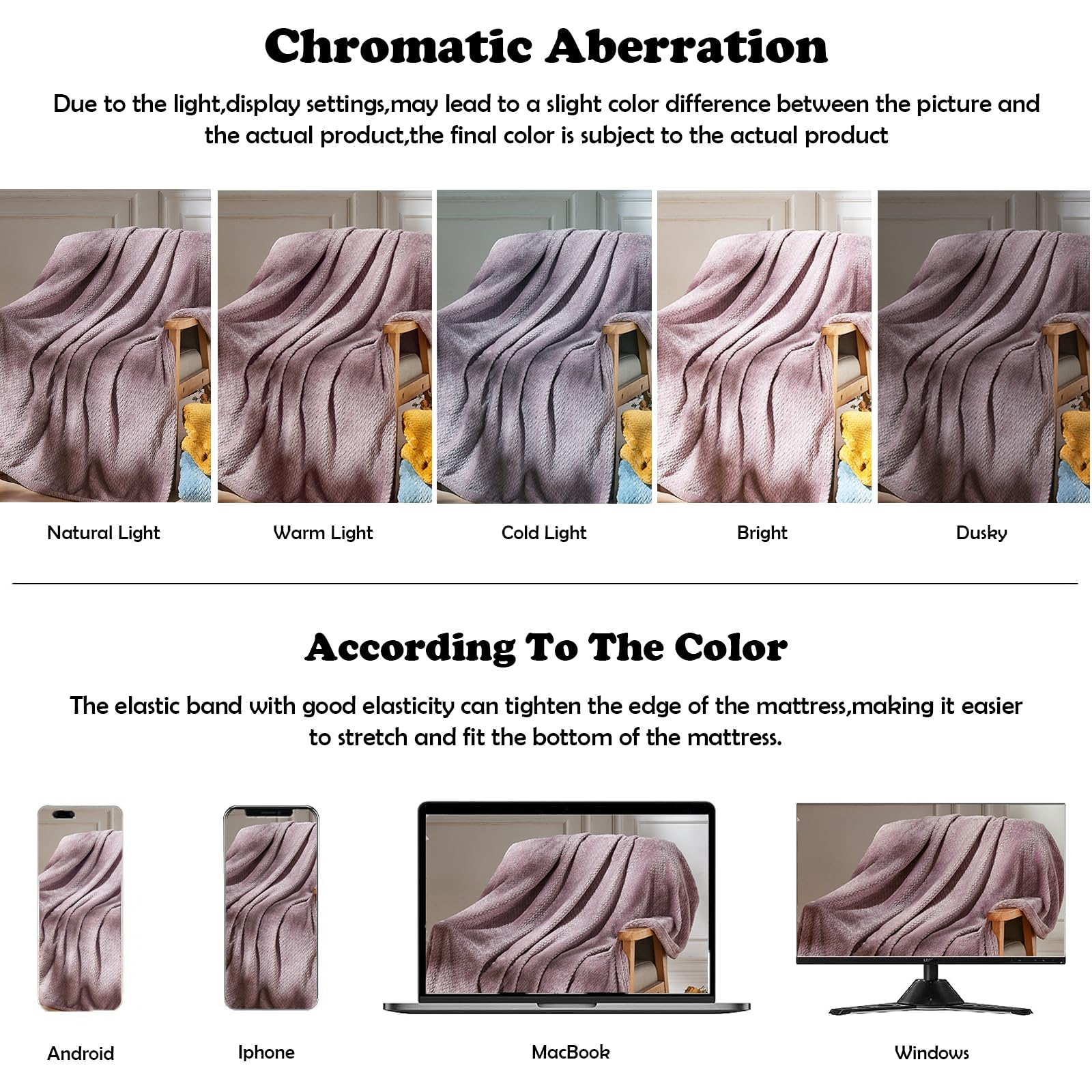 NEWCOSPLAY Super Soft Throw Blanket Premium Silky Flannel Fleece Leaves Pattern Lightweight Blanket All Season Use (Light Purple, Throw(50"x60"))