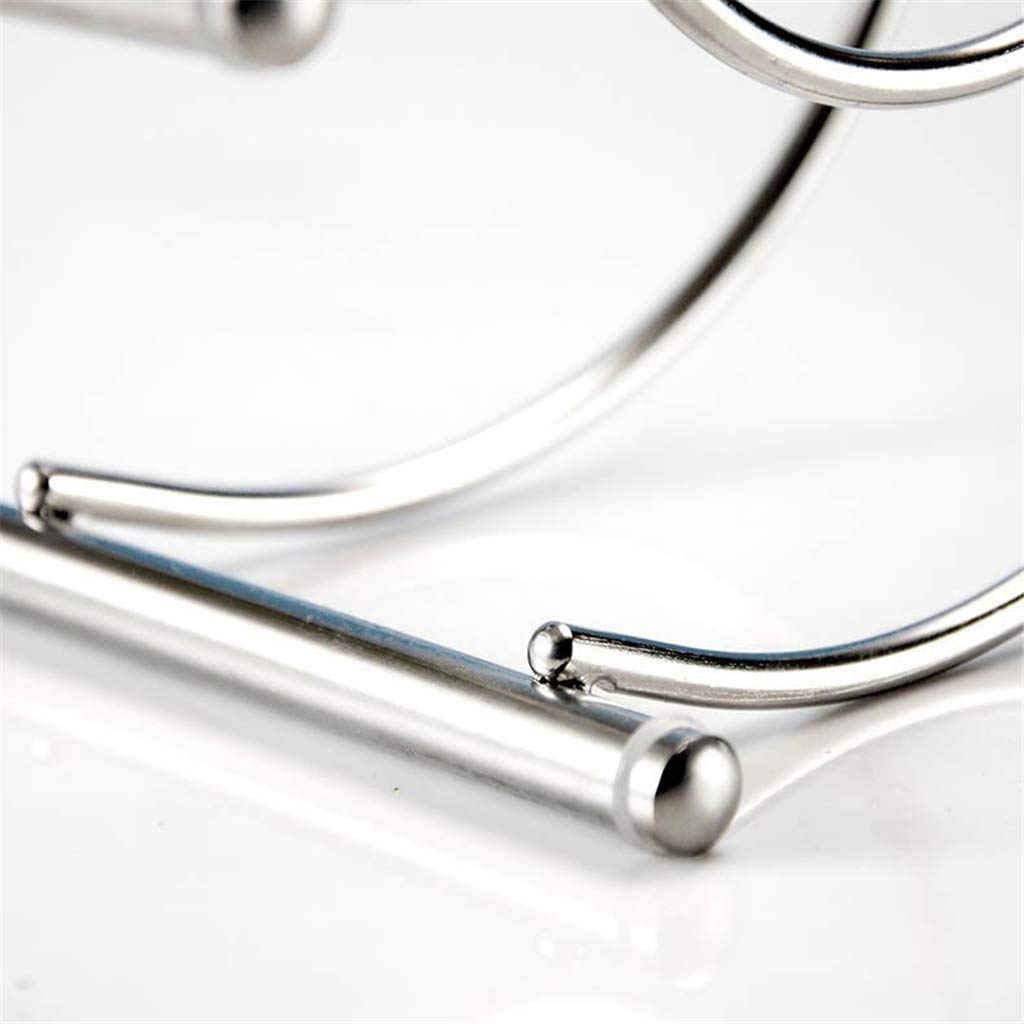 XJJZS Stainless Steel Lid Stand,Shelf Kitchen Storage Shelf Utensil Holder Lid Stand Creative Cutting Board Rack Dual-use Rack