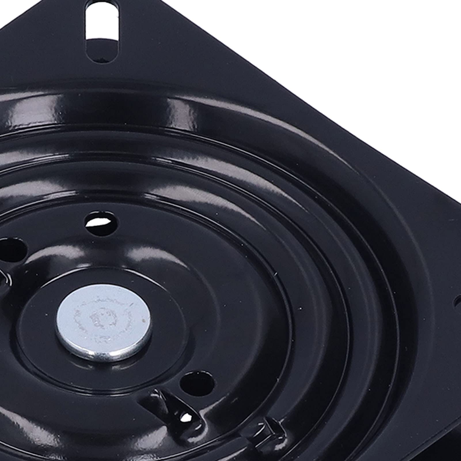Stool Rotating Base Square Swivel Replacement, Smoothly and Quietly, High Hardness Dual Bearings Run Ball Bearing Swivel Plate, Swivel Seat Base, 7 Inch for Recliner Chair and Bar Stool