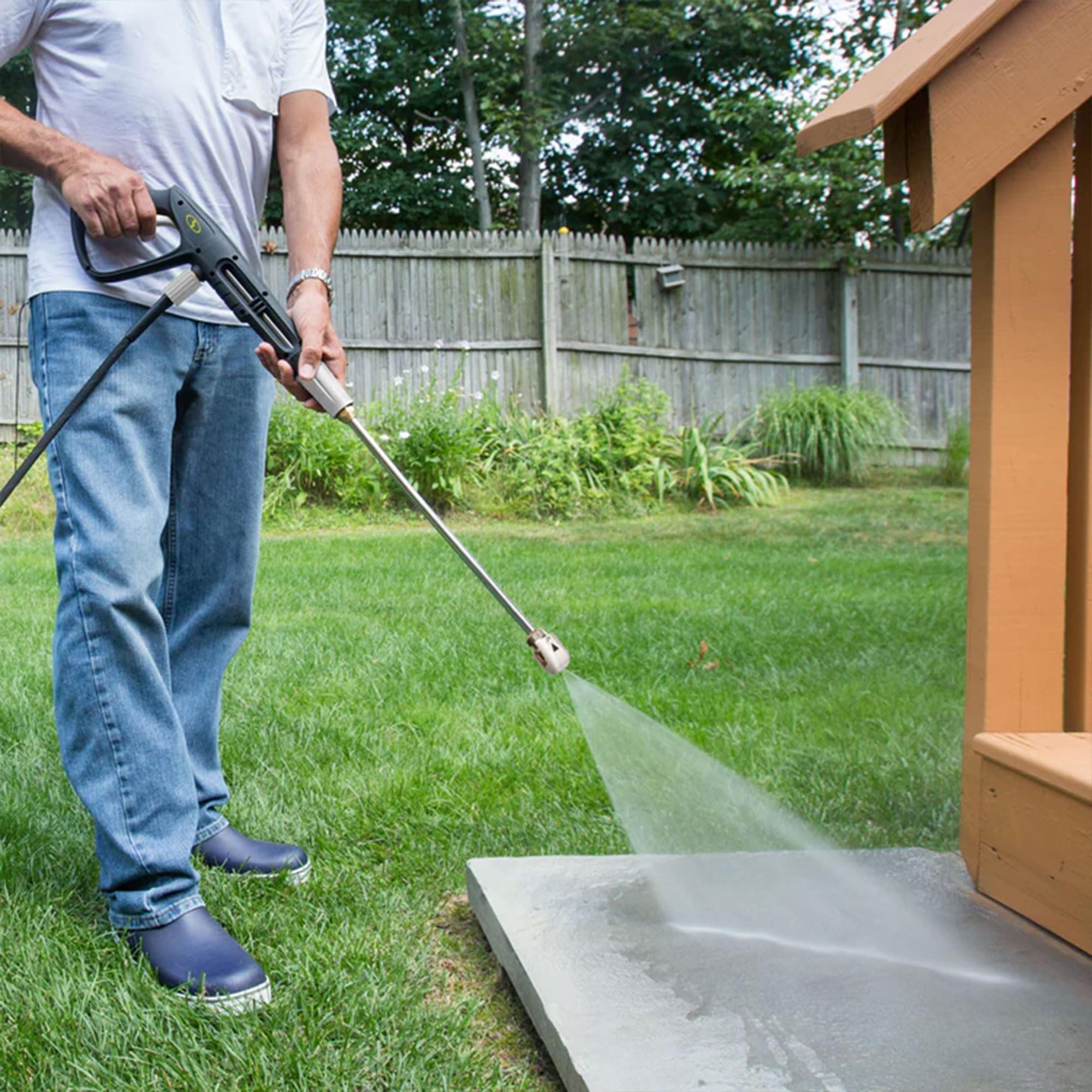 Sun Joe SPX3000 2030 Max PSI 1.76 GPM 14.5-Amp Electric High Pressure Washer, Cleans Cars/Fences/Patios