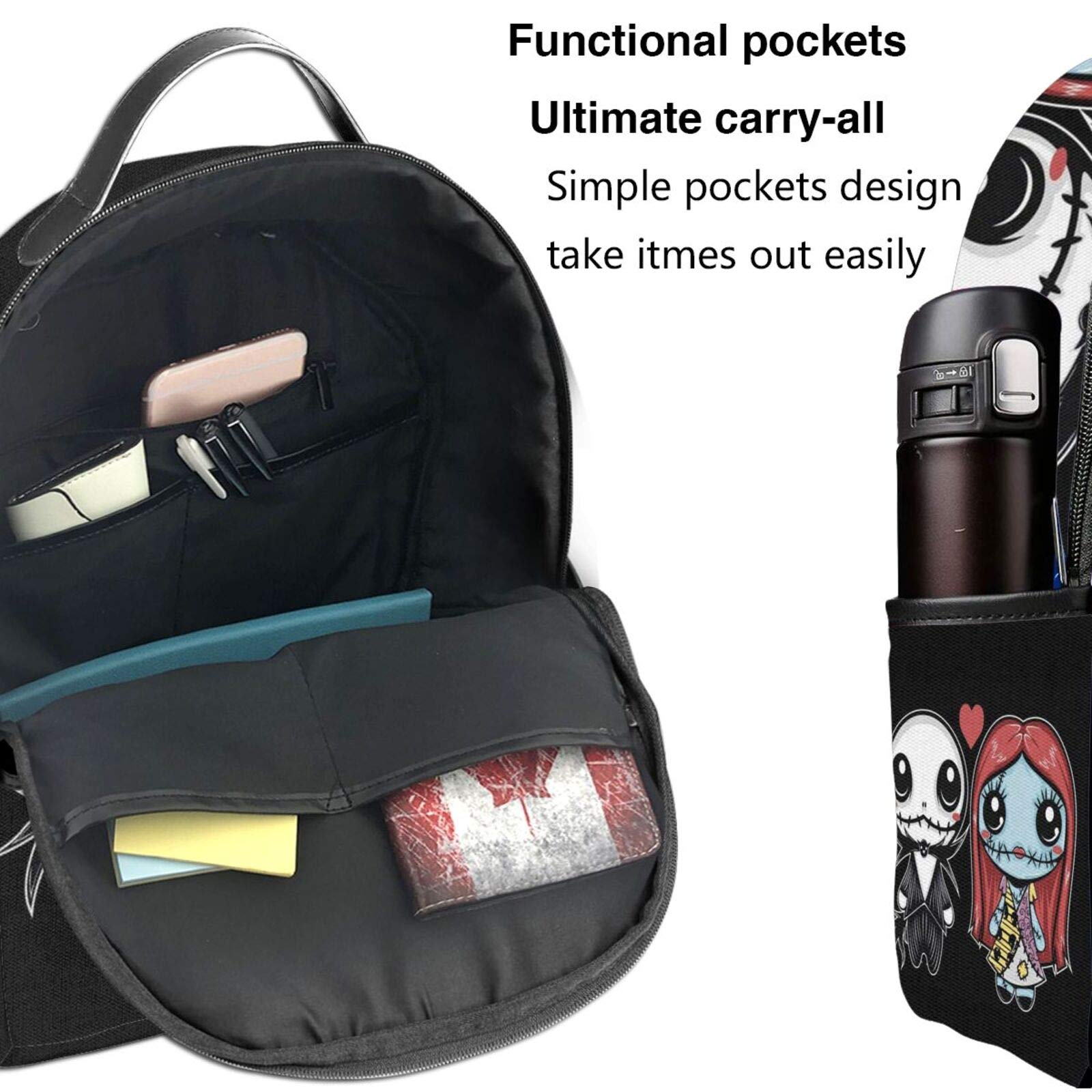Lightweight Backpack for Travel ,Halloween Basic Water Resistant Casual Daypack