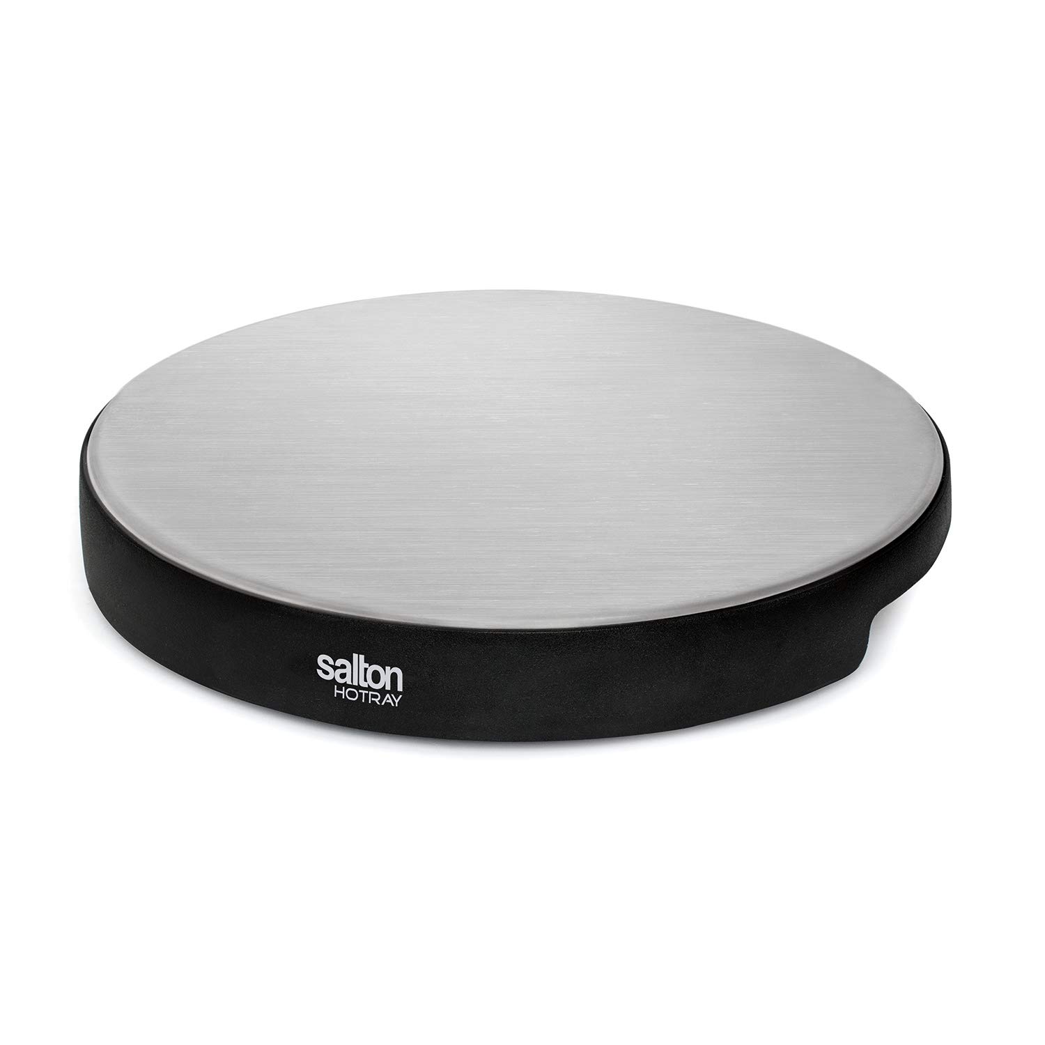 Round Warming Tray by Salton | Cordless Electric Hot Plate | Cooking, Serving & Warming Tray | 14ā Diameter Hot Plate