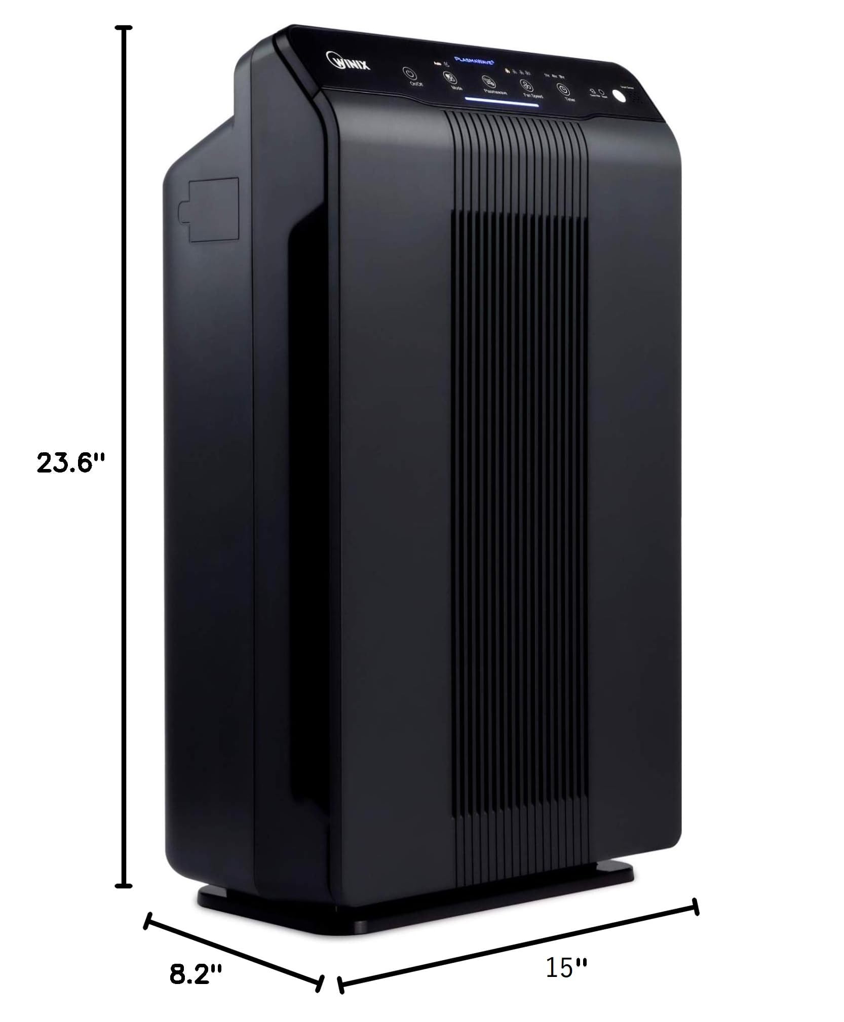 Winix 5500-2 Air Purifier with True HEPA, PlasmaWave and Odor Reducing Washable AOC Carbon Filter Medium , Charcoal Gray