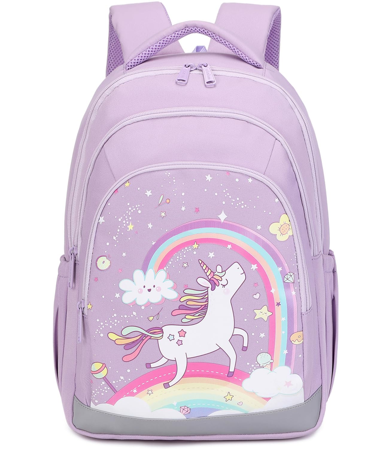Abshoo Cute Kids Backpack For Girls Kindergarten Elementary Unicorn School Backpacks Set with Lunch Box (Unicorn Purple)