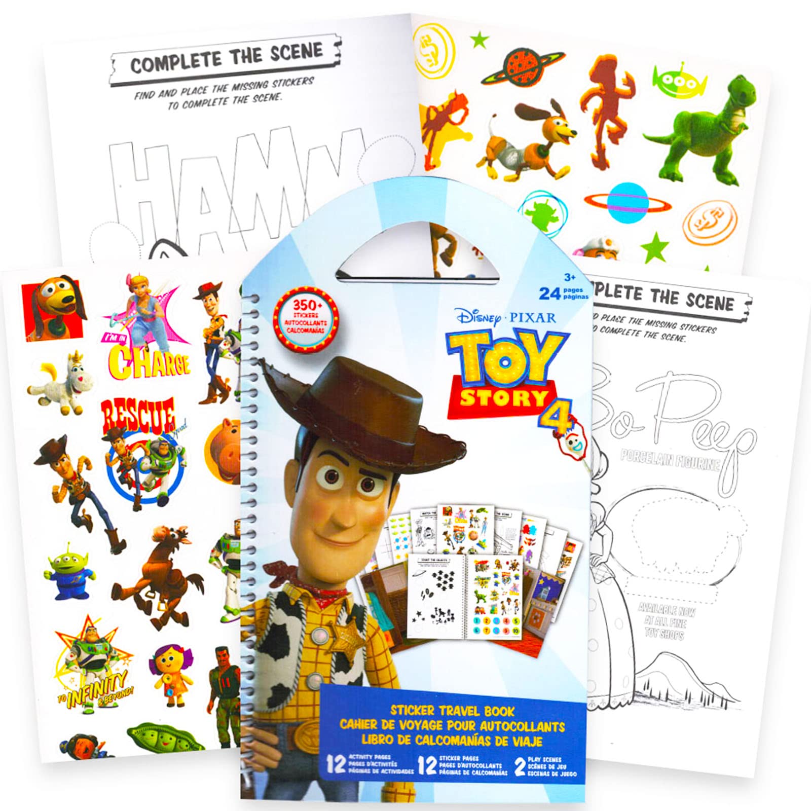 Buzz Lightyear School Supplies Bundle Buzz Lightyear Bags for Kids - 4 Pc Buzz Lightyear Backpack with Toy Story Stickers, Water Bottle, and More (Buzz Lightyear School Bagpack)