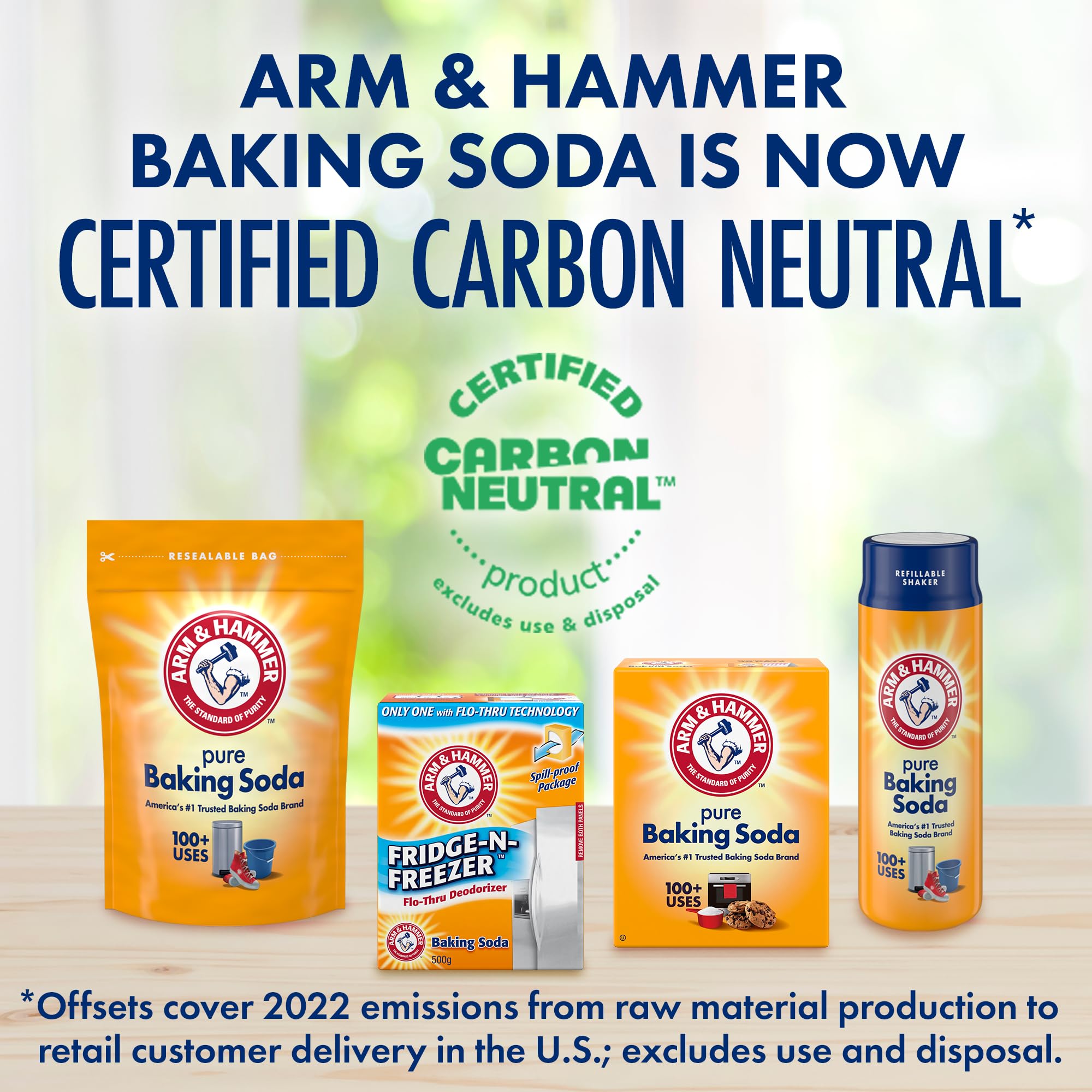 Arm & Hammer Baking Soda Fridge-n-Freezer Odor Absorber, 14 oz. - 12 Pack