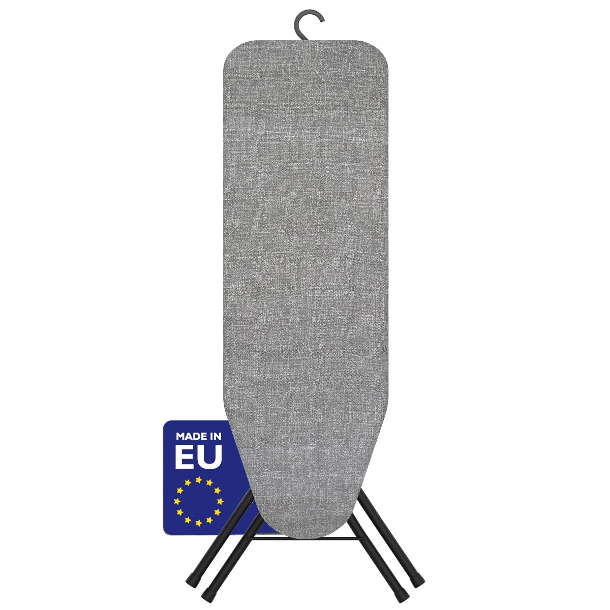 Bartnelli Patented Pulse Ironing Board | Made in Europe | Space Saving Smart Hanger Iron Board for Easy Storage | Lightweight, 4 Layer Cover, 4 Legs, for Dorm, Laundry Room, or Small Spaces(43x13-35)