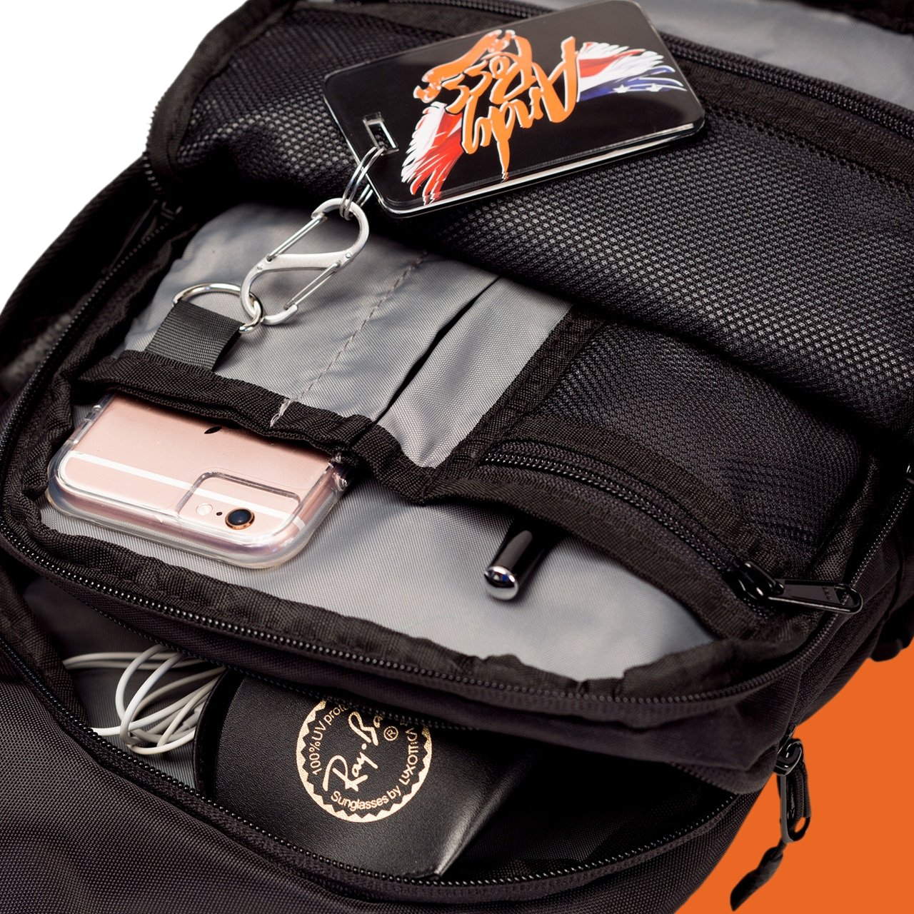 Concealed Backpack Holster for Men and Women, American Rebel Small Freedom Concealed Carry Backpack - Black/Grey