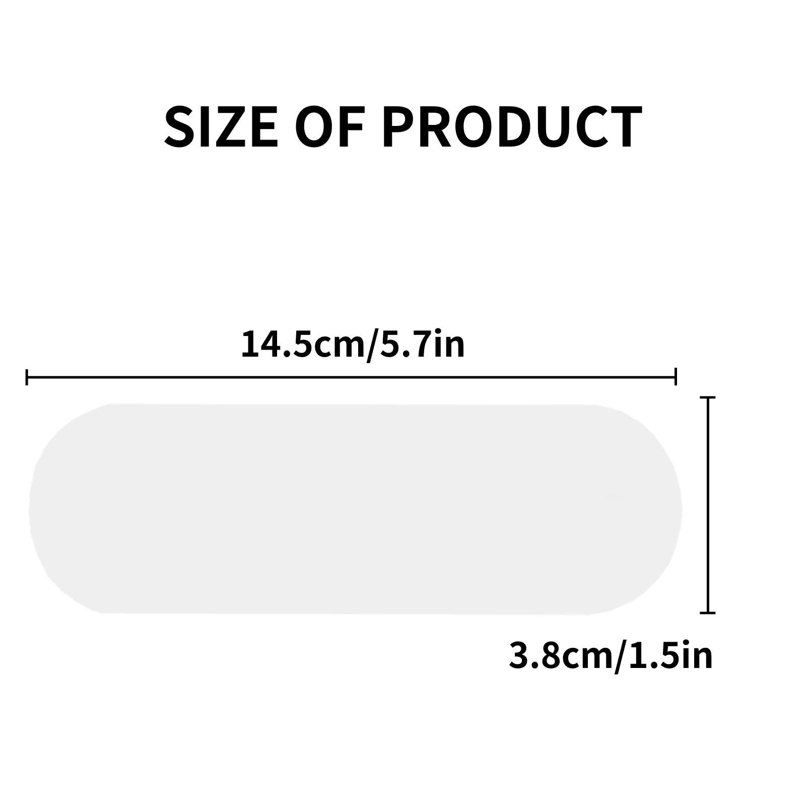 Self Adhesive Strips, Paper Towel Holder Replaces Stickers, Stainless Steel Paper Towels Holder Replace Stickers,Paper Towel Holder Under Cabinet, Compatible with DR Catch, 5.7*1.5inch(2-Pack)