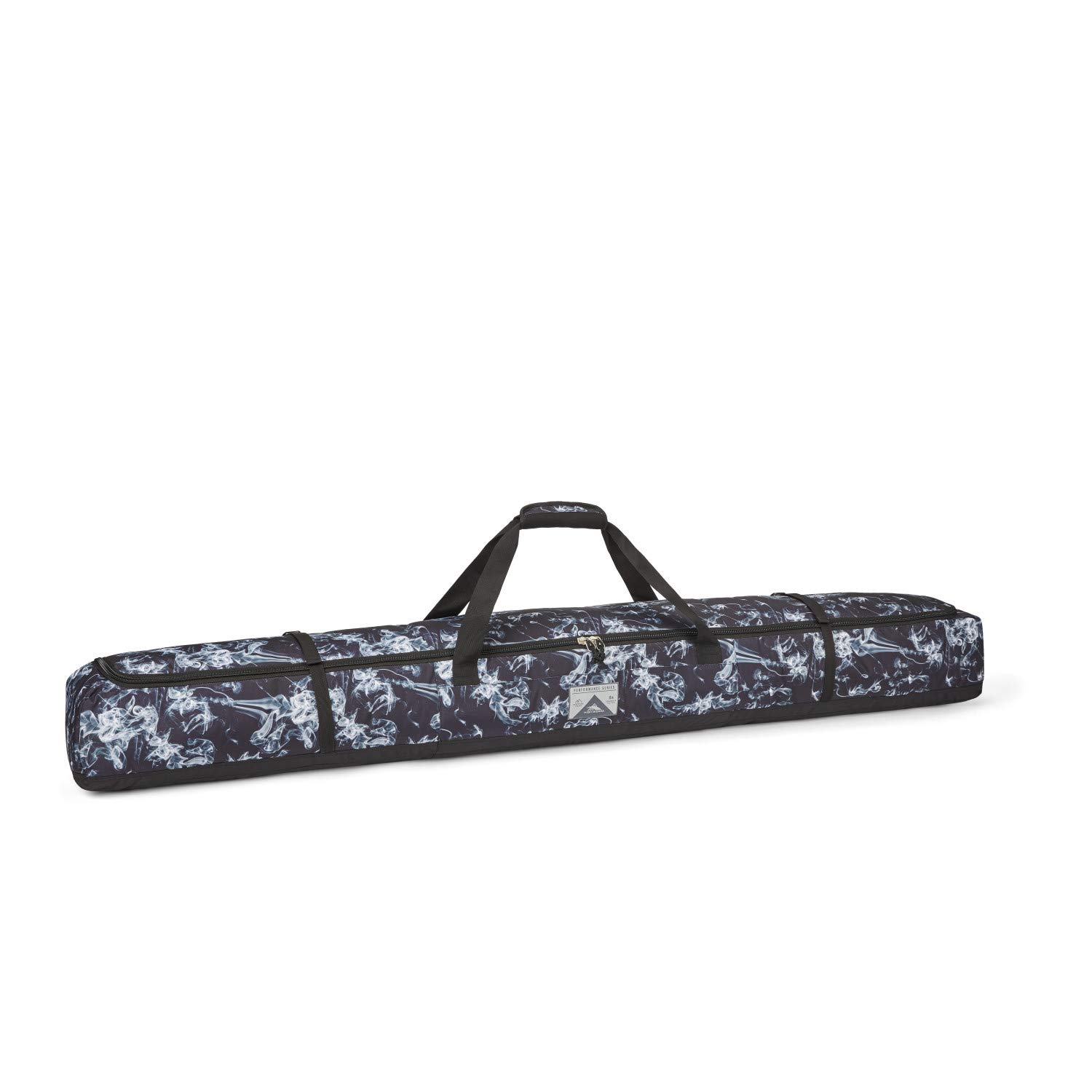 High Sierra Padded Ski Bag for Single Pair of Skis, Black Steam/Black, Up to 6 Feet