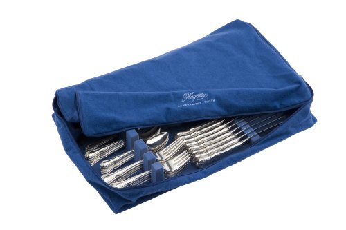 Hagerty 19111 12-by-19-inch Zippered Drawer Liner, Blue & Hagerty 19400 9-by-12-inch Zippered Holloware Bag, Blue