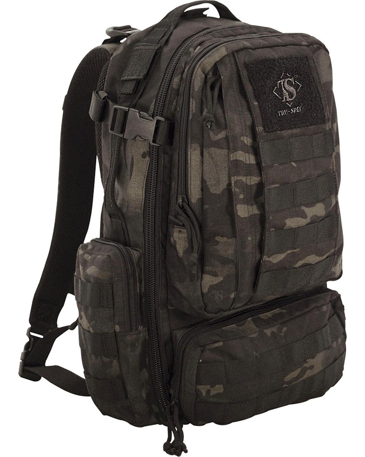 Tru-Spec Backpack, blk Circadian, Black, One Size
