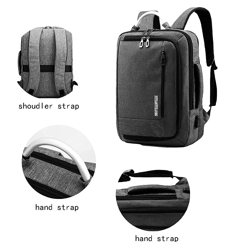 YITIANTULONG Laptop Backpack15.6 inch, Travel Computer Bag with USB Charging Port,Laptop carrier bags for Women & Men Fits