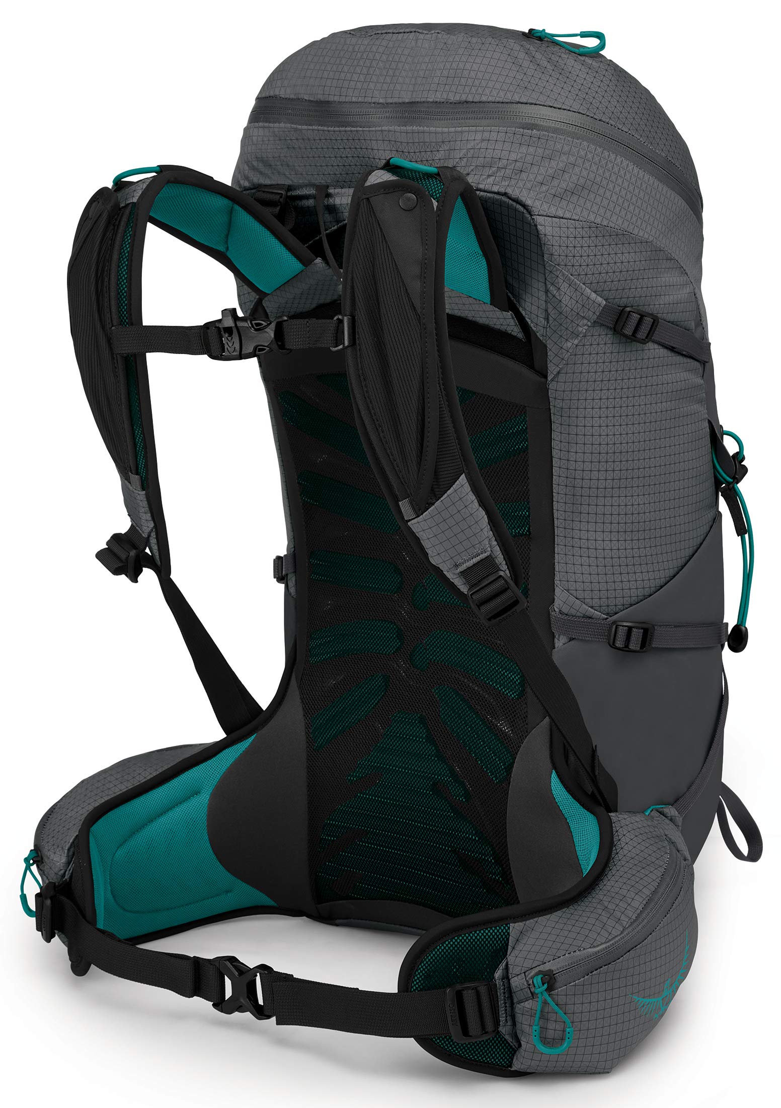 Osprey Tempest Pro 28 Women's Hiking Backpack, Titanium, Medium/Large