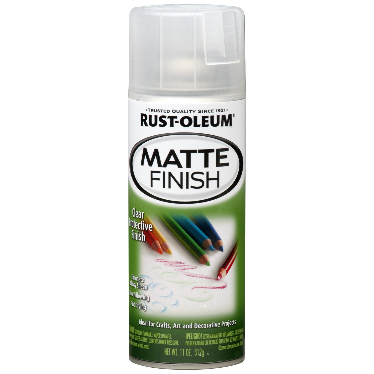 Rust-Oleum 267028 Specialty Matte Finish Spray, 11 Ounce, Clear, 128 Fl Oz
