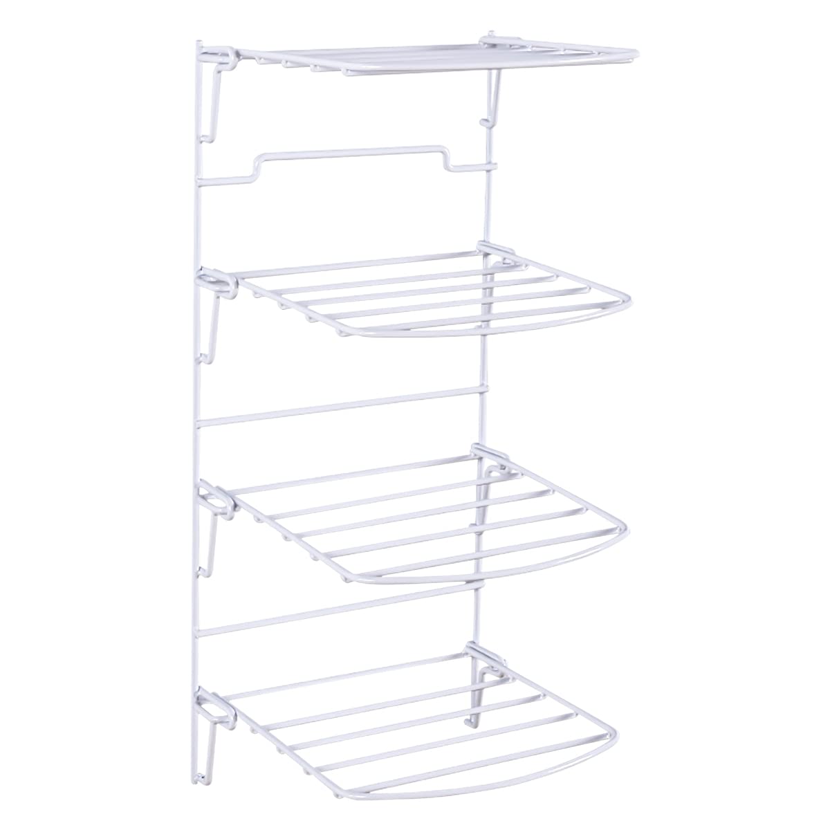 SWRDHJ Kitchen Wall-Mounted Fruit and Vegetable Preparation Tray with Vegetable Stacking Storage Rack, hot Pot Tray Multi-Layer Classification Tray Fruit Preparation Tray Food Vegetable Tray Rack