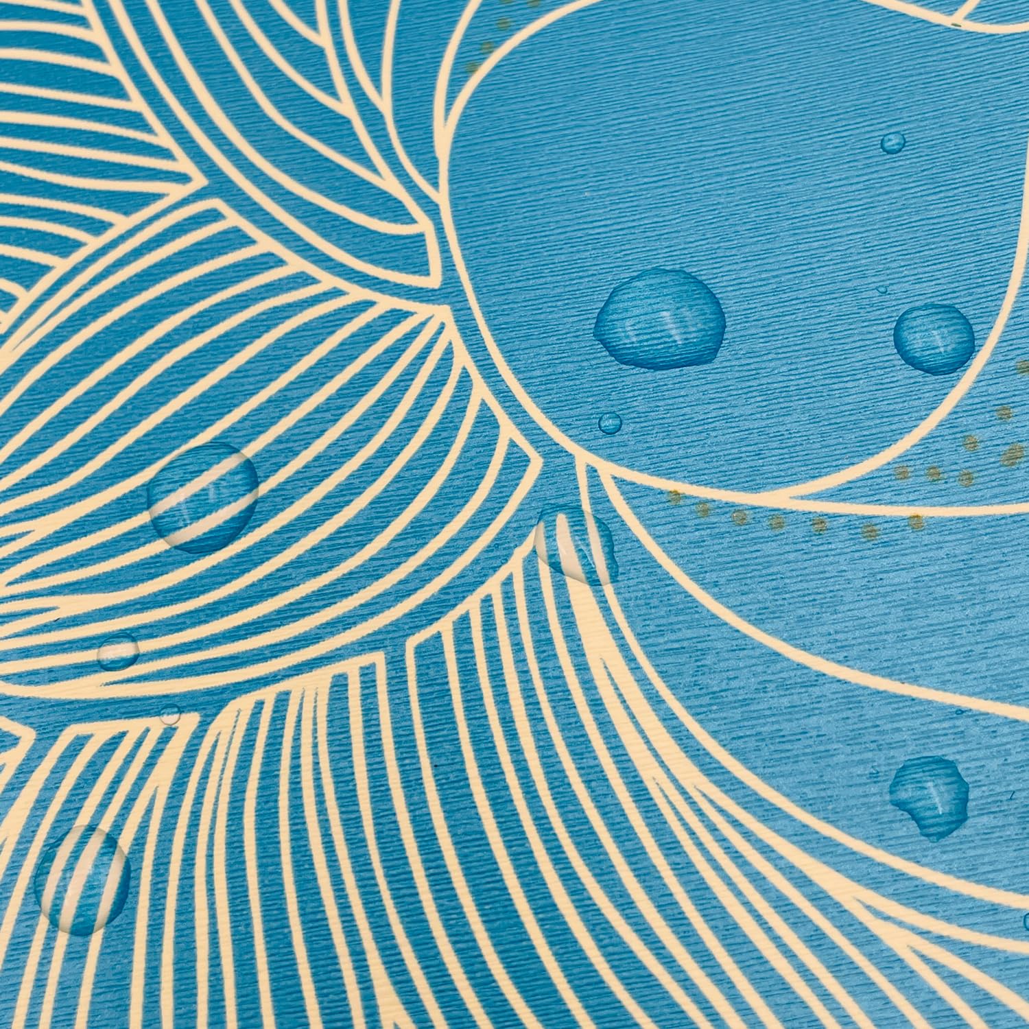 Yifely Large Blue Peony Shelf Liner Self-Adhesive Dresser Drawer Covering PVC Paper Refresh School Study Desk 17.8 Inch by 9.8 Feet