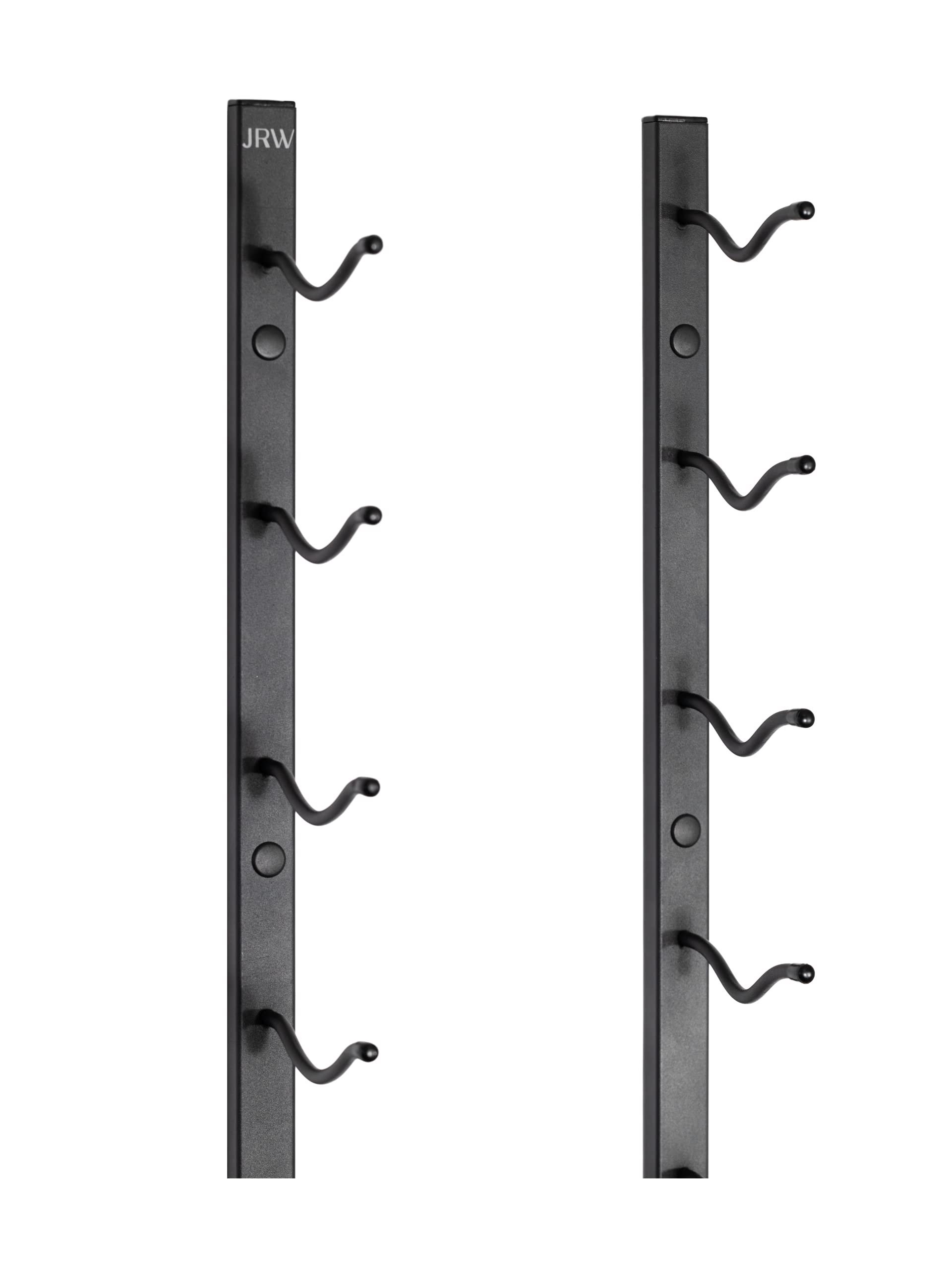 Jagged Ridge Wine Rooms 12 Bottle Wall Mounted Wine Rack Hanging Wall Wine Rack - Stylish & Modern Wine Storage Rack, Alloy Steel, Colour - Matte Black Powder Coat Finish