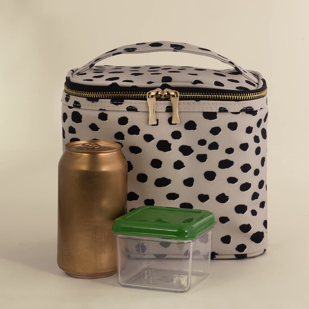 Kate Spade New York Insulated Lunch Tote, Small Lunch Cooler, Thermal Bag with Double Zipper Close and Carrying Handle, Faye Floral