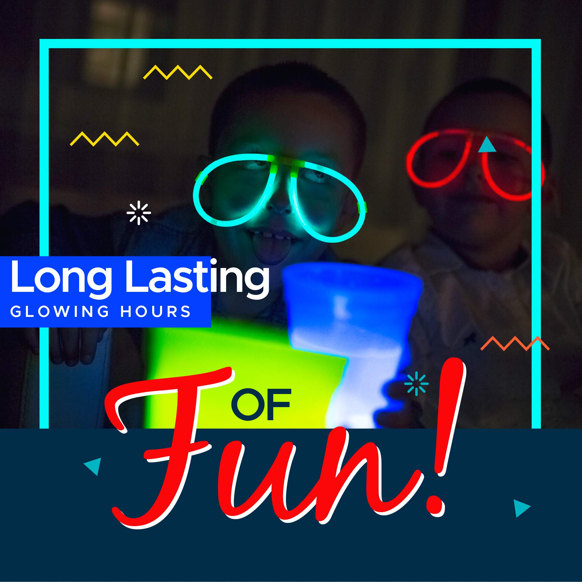 Glow Sticks Party Pack - 240 PCS That Includes, 100 Pcs 8 Inch Glow sticks,10 Pcs Ultra-Bright 6 Inch Glow Sticks, And All Exciting Accessories – Create Glow In The Dark Necklaces, Bracelets, Glasses, Headbands, Balls, Flowers And Much More, Neon Light St