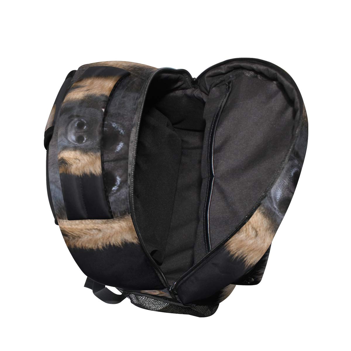 TropicalLife German Shepherd Dog Backpacks School Bookbag Shoulder Backpack Hiking Travel Daypack Casual Bags