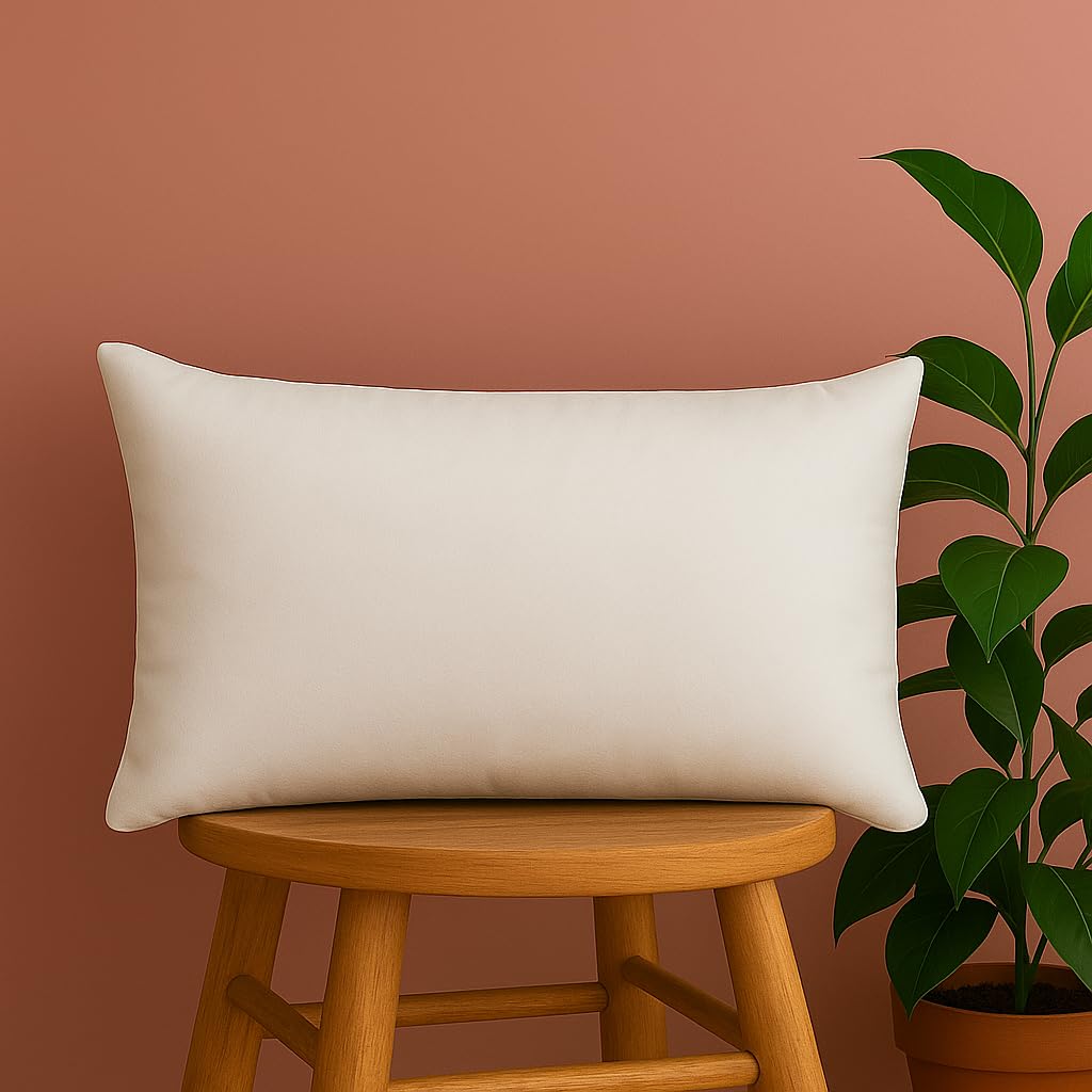 Trendy Home 12x20 Throw Pillow Insert, Cushion Sham Stuffer Hypoallergenic, Lumbar Support Decorative Home Outdoor Couch Bed Pillow Filler (Non Woven)