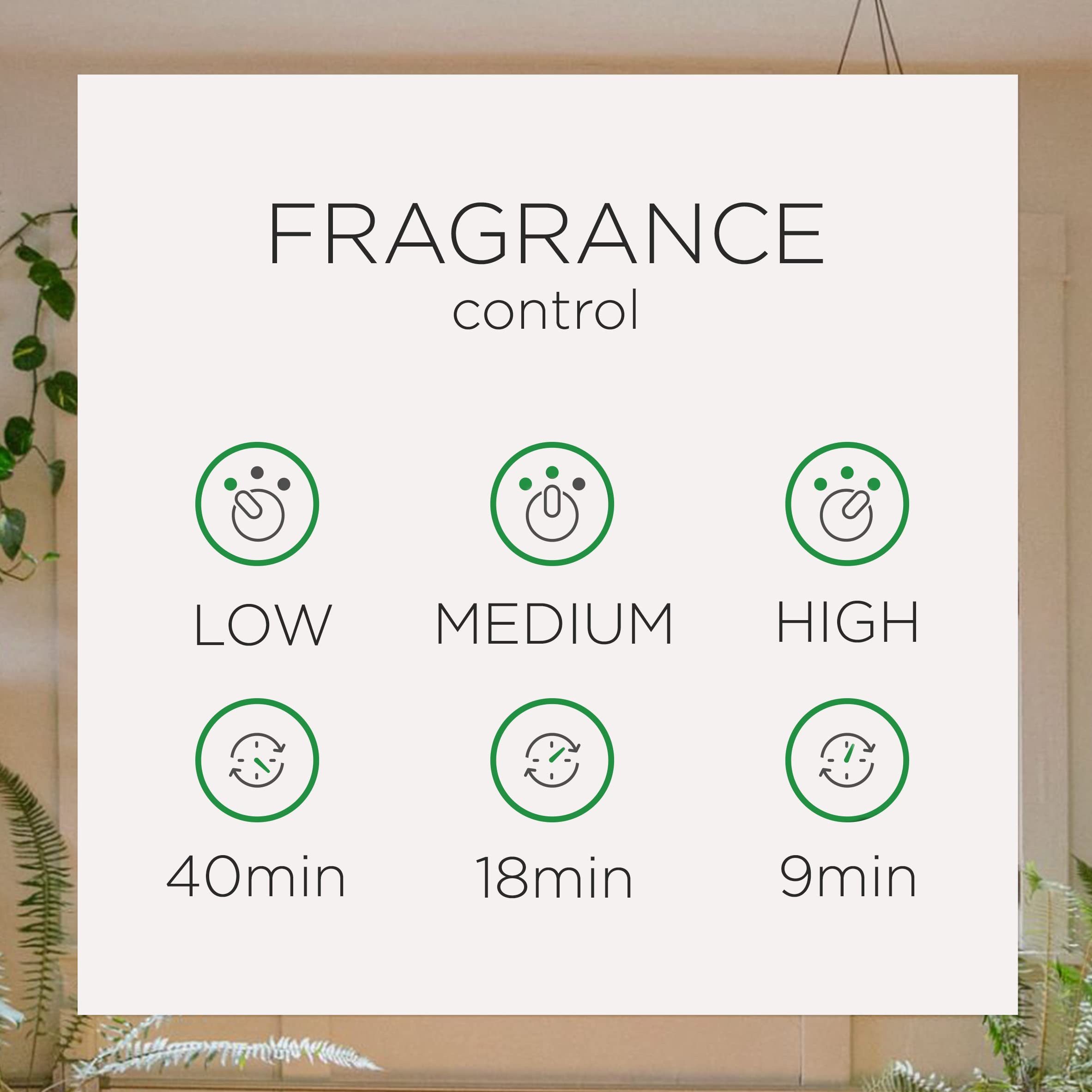 Air Wick Automatic Air Freshener Spray Refill, 2ct, Apple Cinnamon, Odor Neutralization, Essential Oils