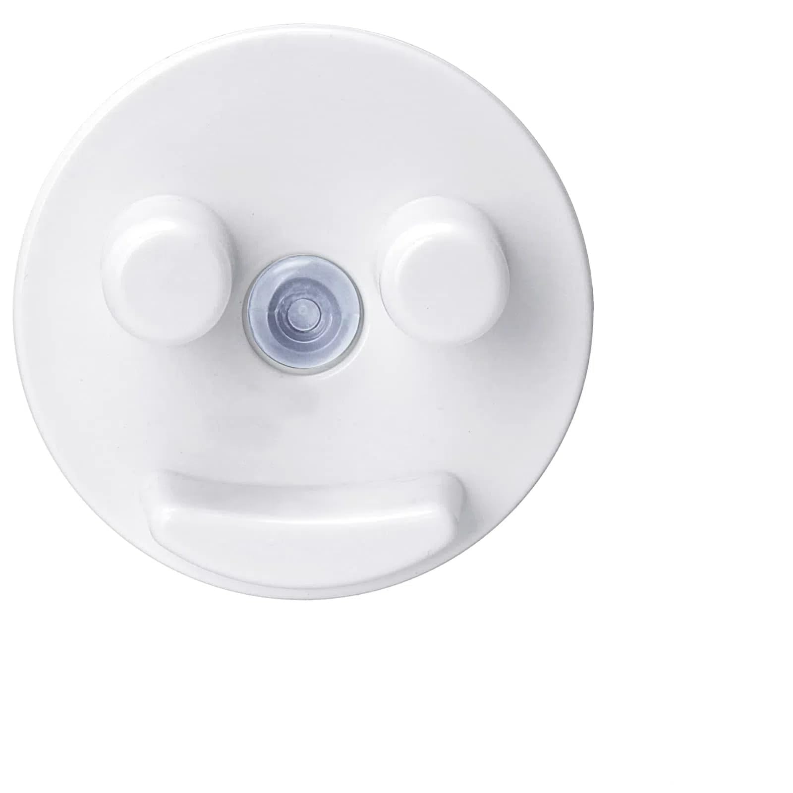 Sponge Holder, Sink Caddy w/ Suction Cup Installation, Sponge Organizer for Kitchen/ Bathroom Sink, Self Draining, Dishwasher Safe for Holding Smiley Sponges(Sponges Not Included), White(1-Pack)