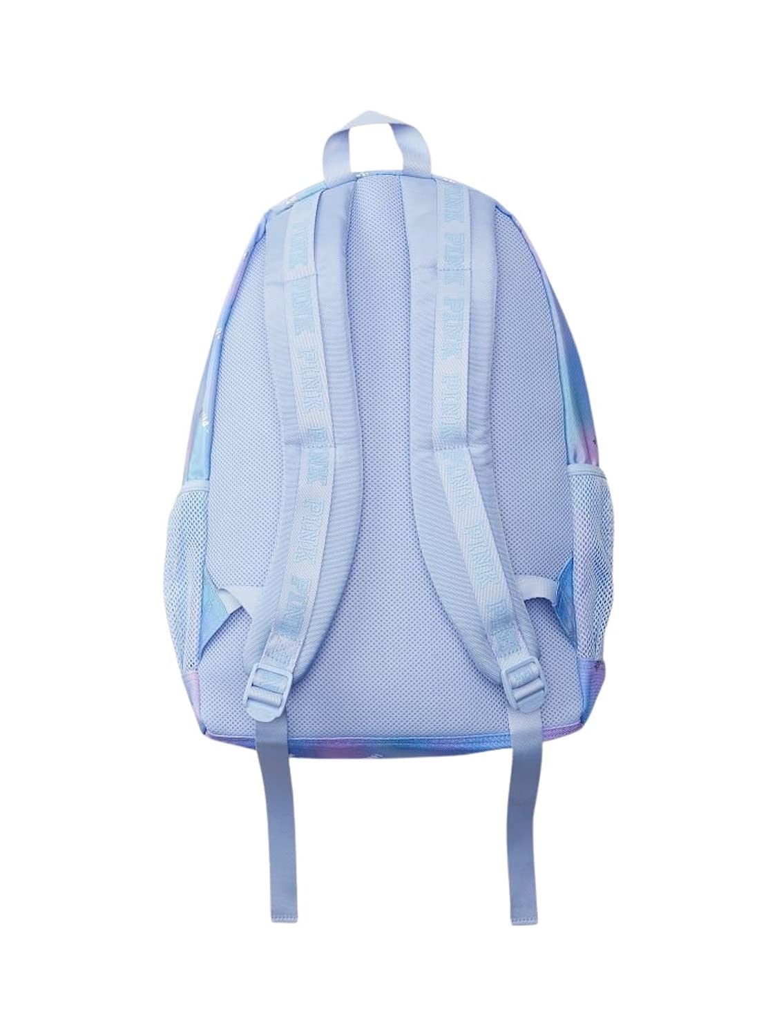 Victoria's Secret Pink Collegiate Backpack Color Artic Ice Blur New