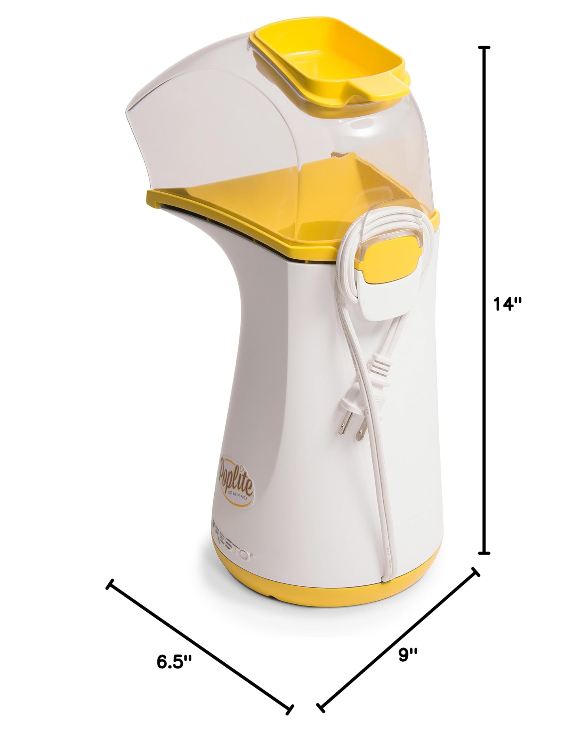 Presto Poplite 04820 Popper, 1 Size, yellow