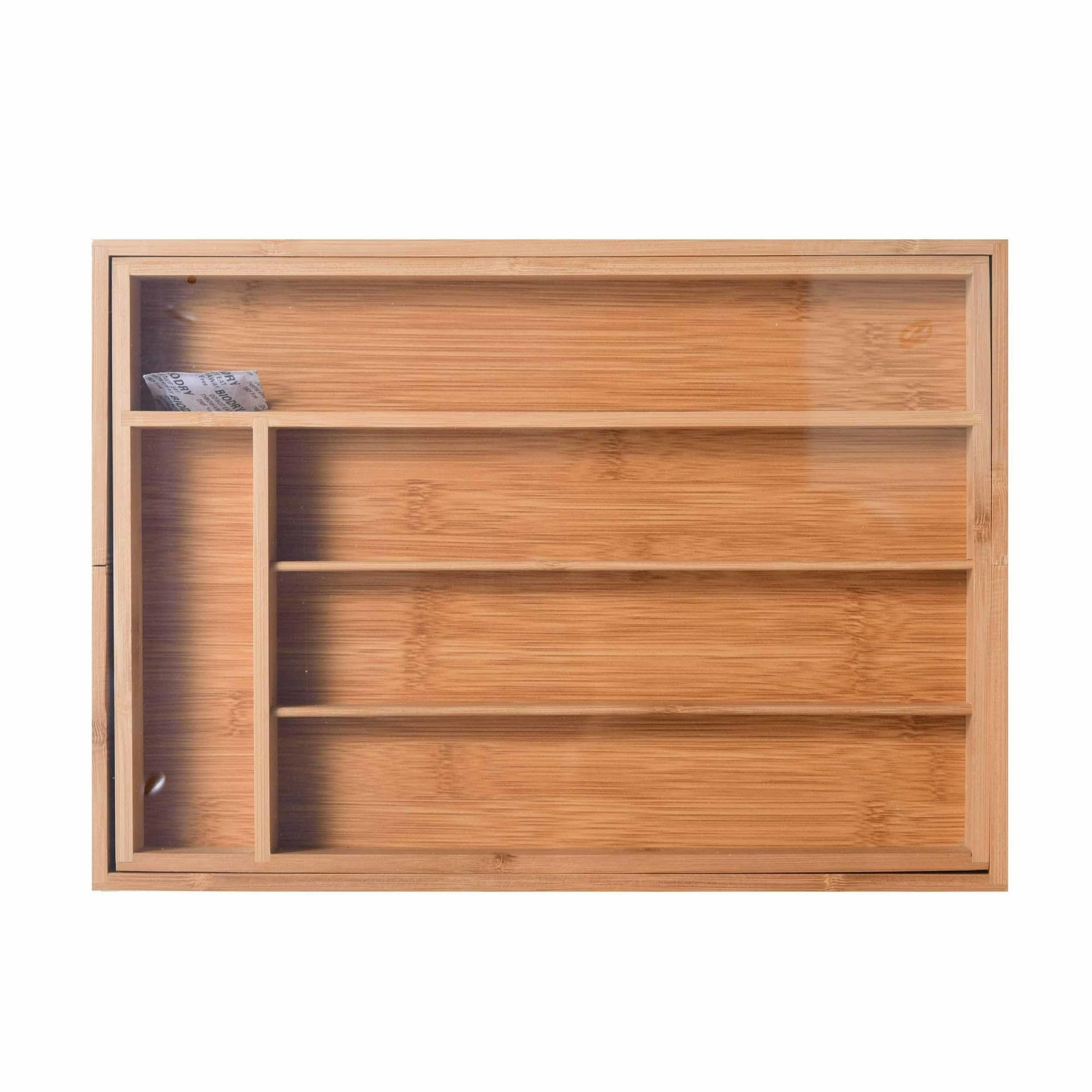Copco Flatware Expandable Bamboo Drawer Organizer