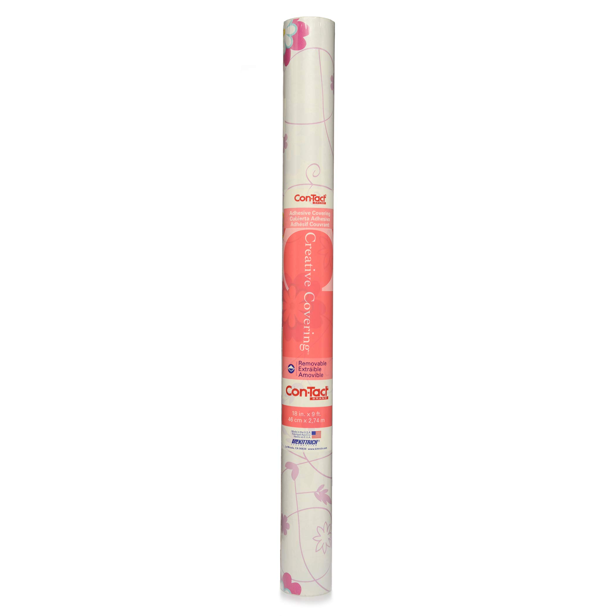 Con-Tact Brand Creative Covering Self-Adhesive Vinyl Drawer and Shelf Liner, 18" x 60', Sassy