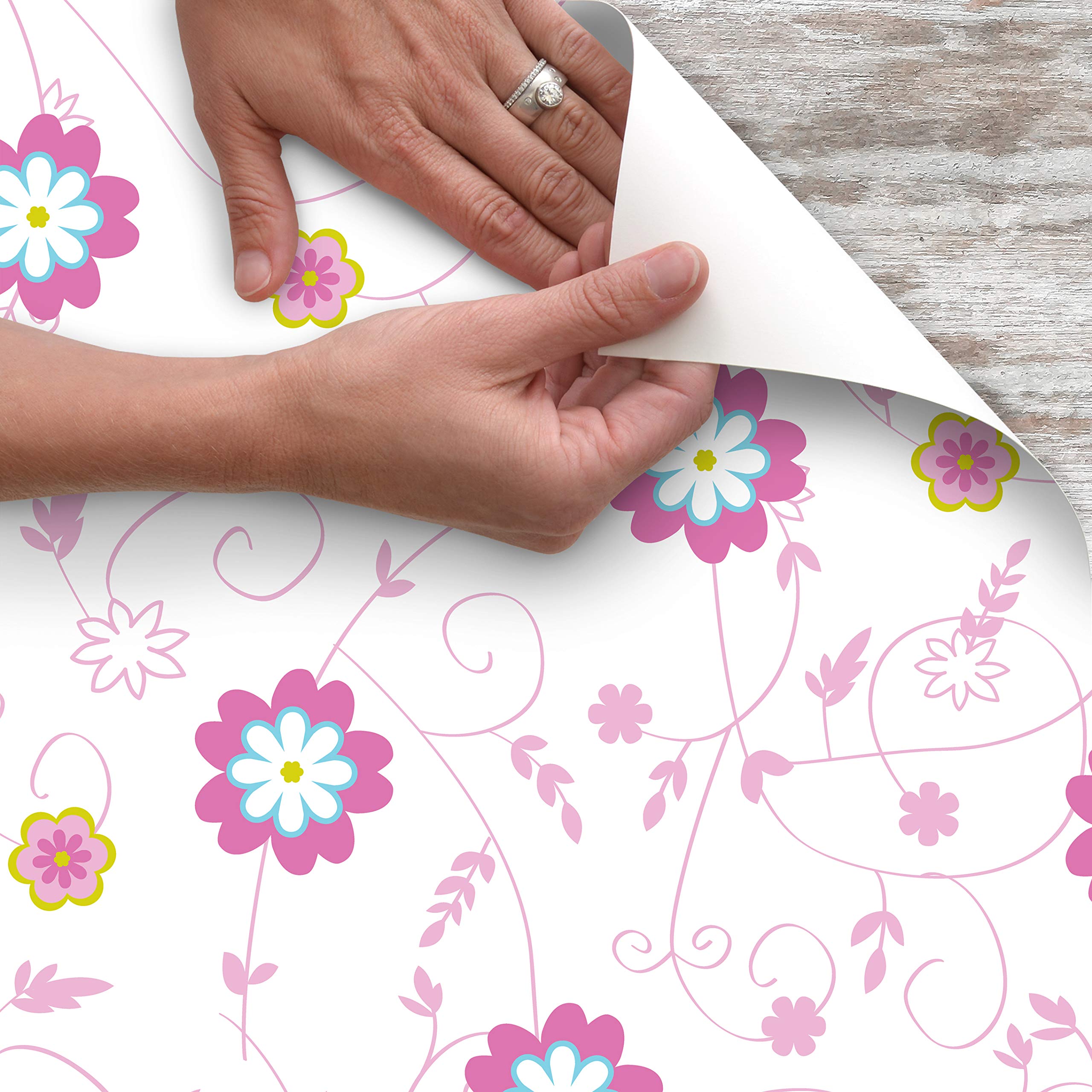 Con-Tact Brand Creative Covering Self-Adhesive Vinyl Drawer and Shelf Liner, 18" x 60', Sassy