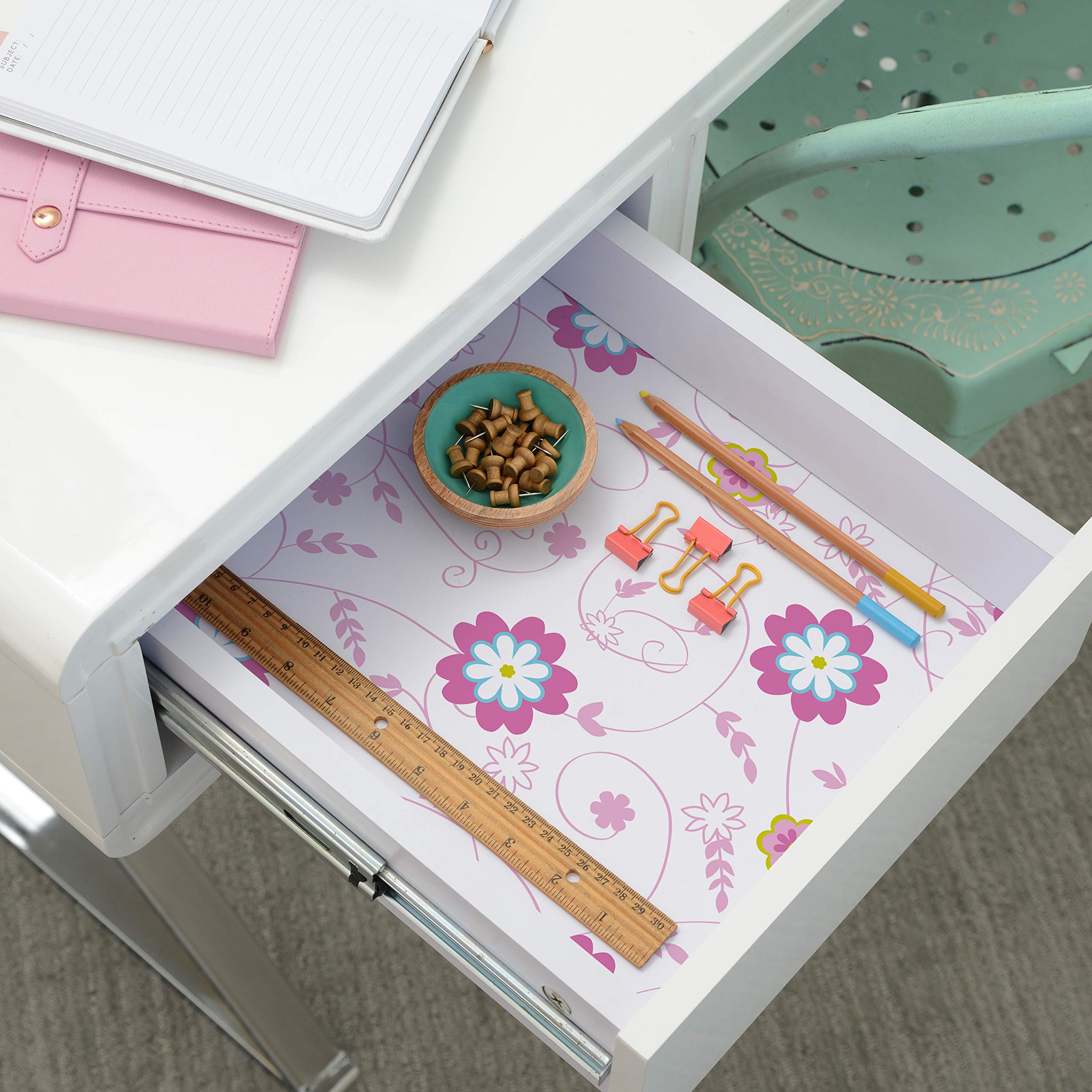 Con-Tact Brand Creative Covering Self-Adhesive Vinyl Drawer and Shelf Liner, 18" x 60', Sassy