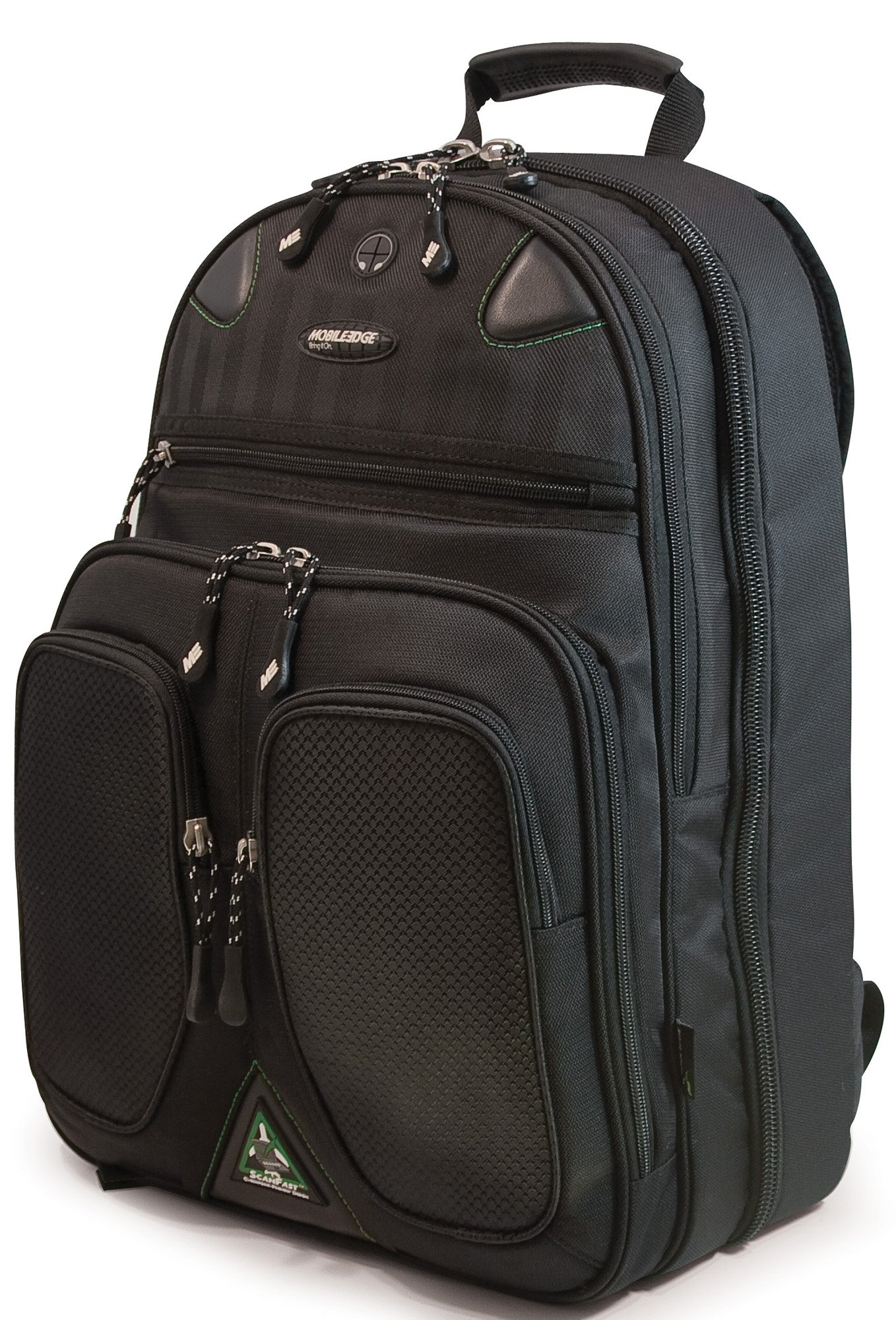 Mobile Edge ScanFast Checkpoint and Eco Friendly Laptop Backpack 16 Inch PC, 17 Inch Mac for Men, Women, Business Travel, Student, Black MESFBP2.0