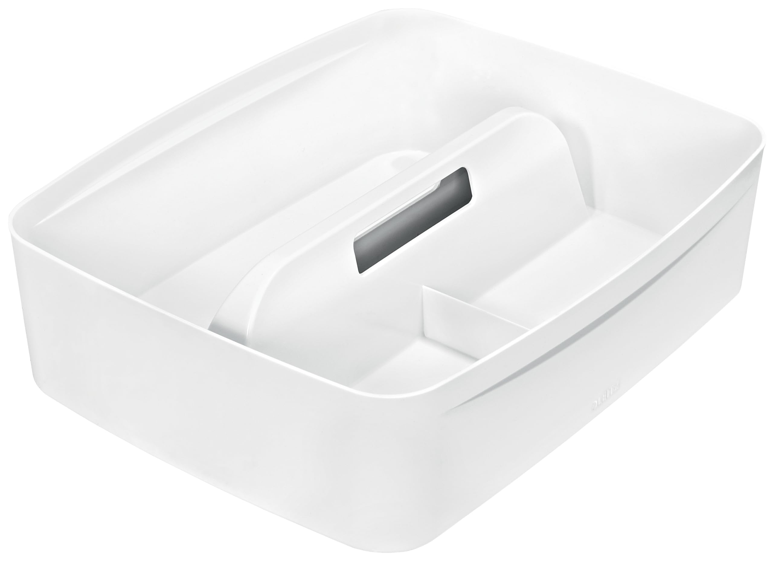 Leitz 53220001 Large MyBox Organiser Tray with Handle, Plastic, Opaque, White;MyBox