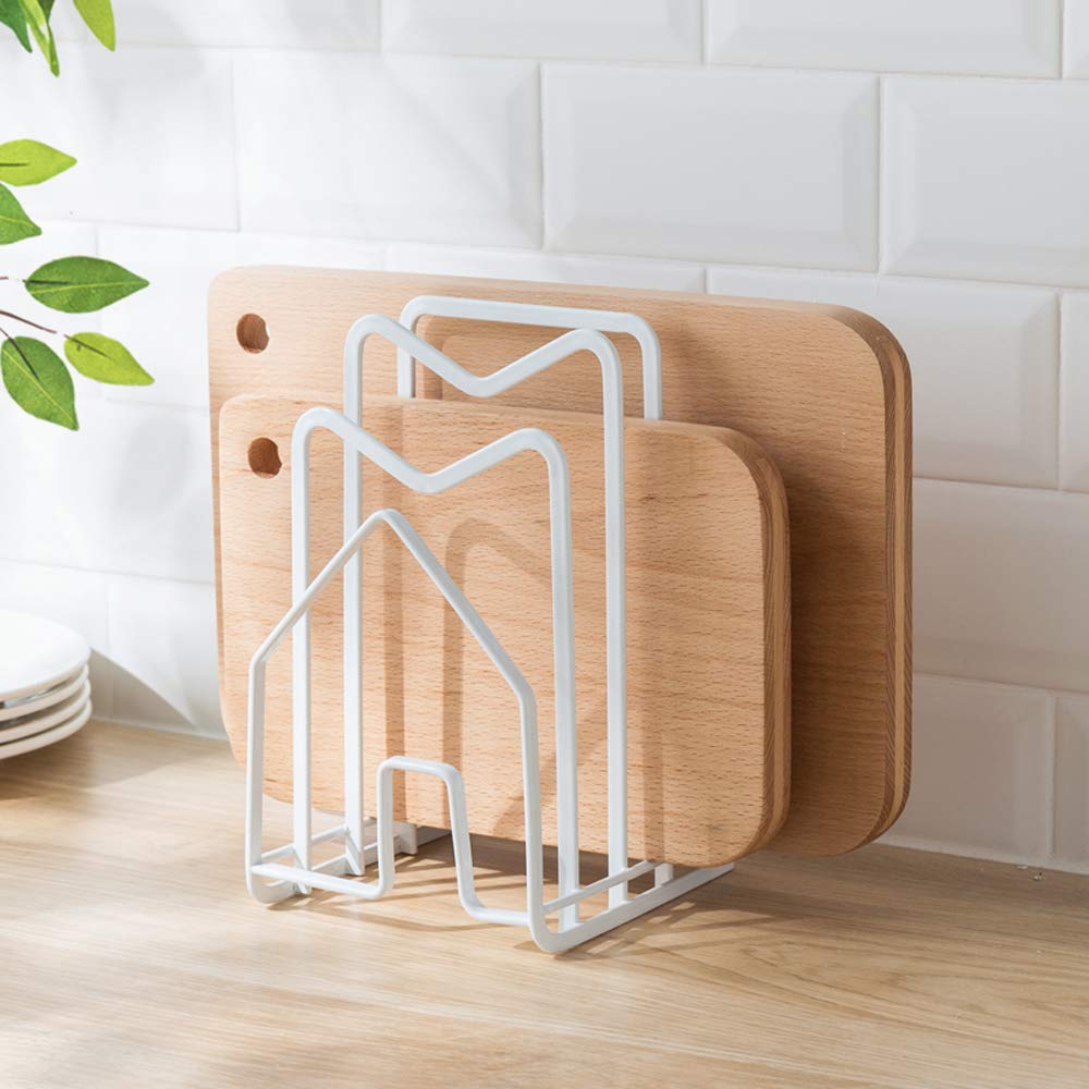 Lunmore Kitchen Pantry Organizer Rack for Dinnerware, Bakeware, Cookware, Cutting Boards, Pan Lids