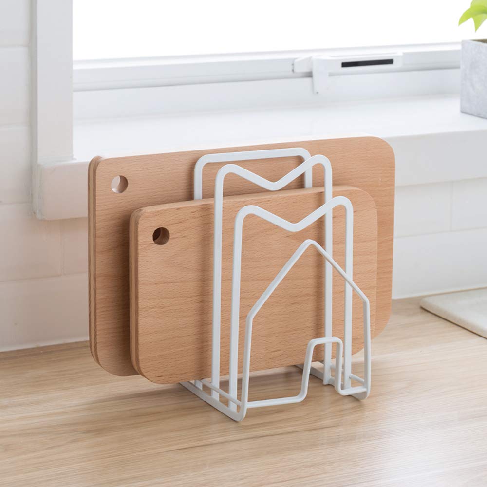 Lunmore Kitchen Pantry Organizer Rack for Dinnerware, Bakeware, Cookware, Cutting Boards, Pan Lids